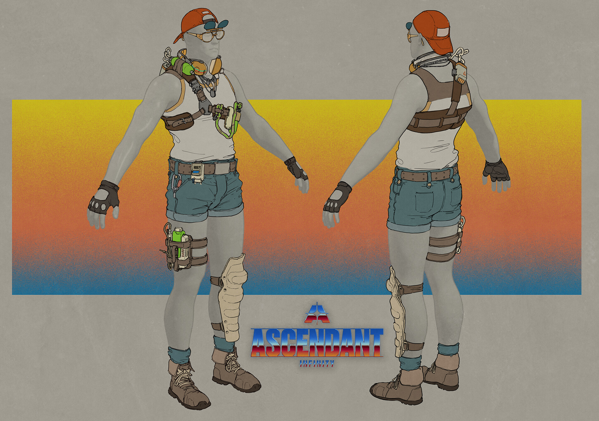 ArtStation - Ascendant Infinity: Beach Merc