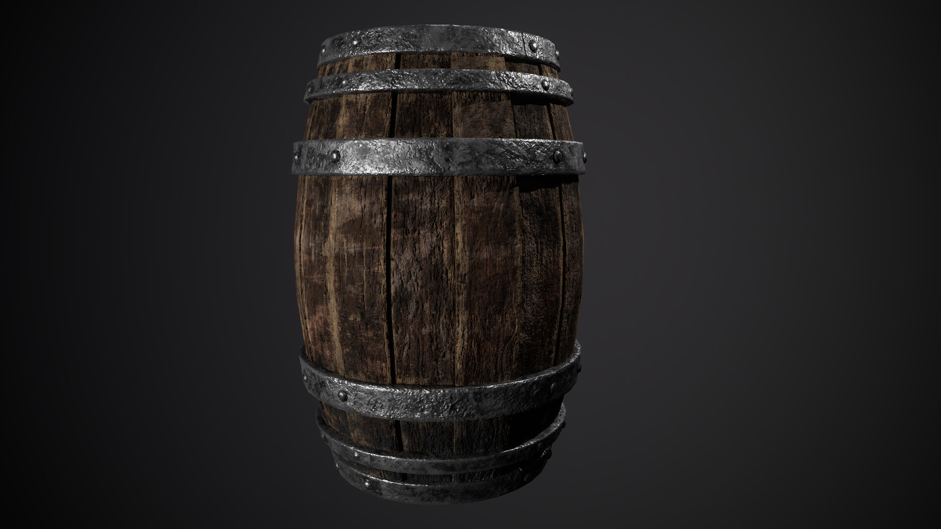ArtStation - Medieval barrel 3d model