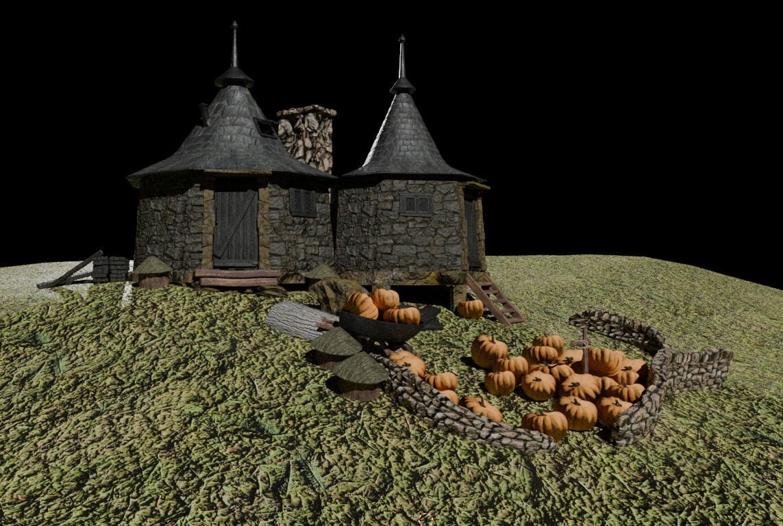 ArtStation - Hagrid's house