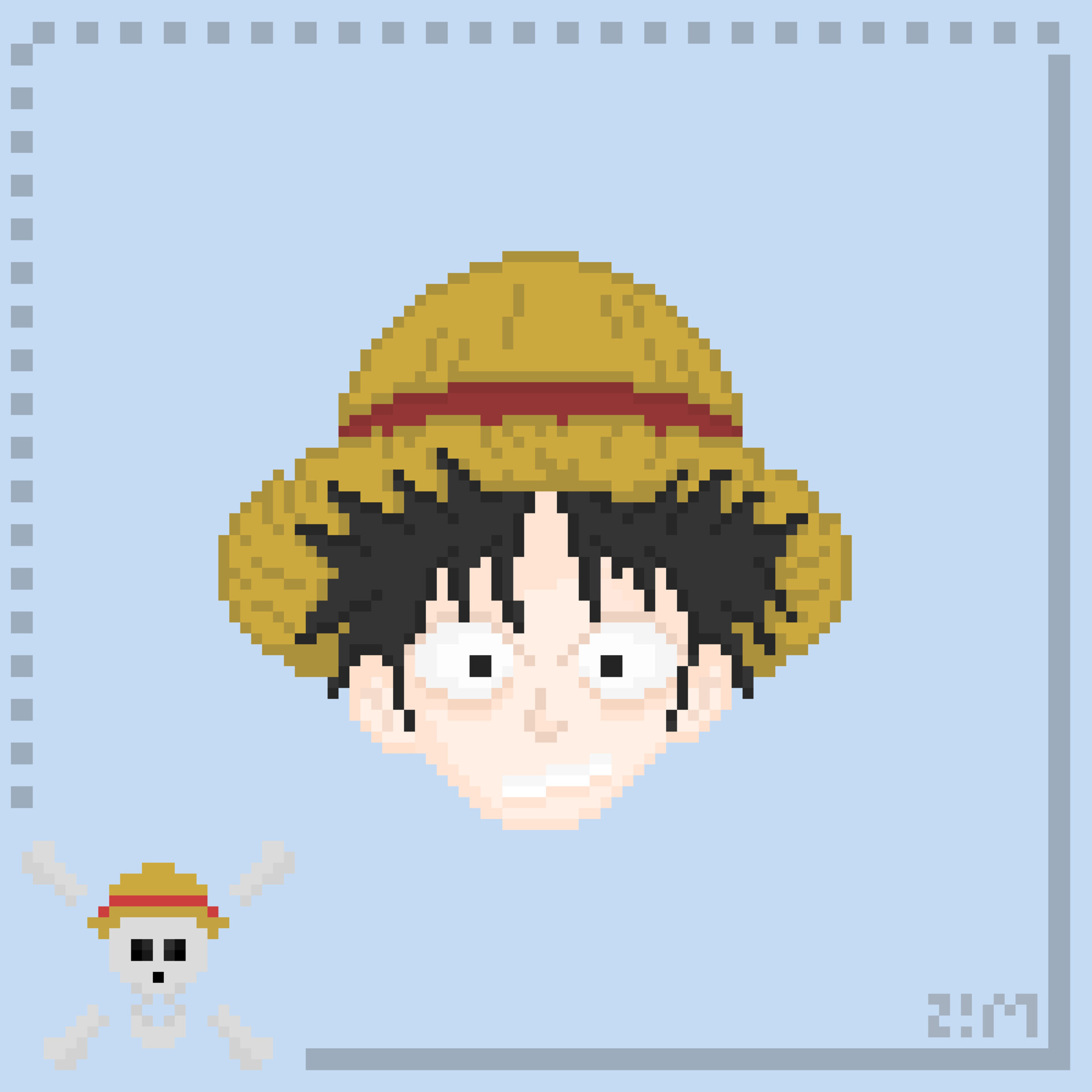 ArtStation - Rosto do Luffy