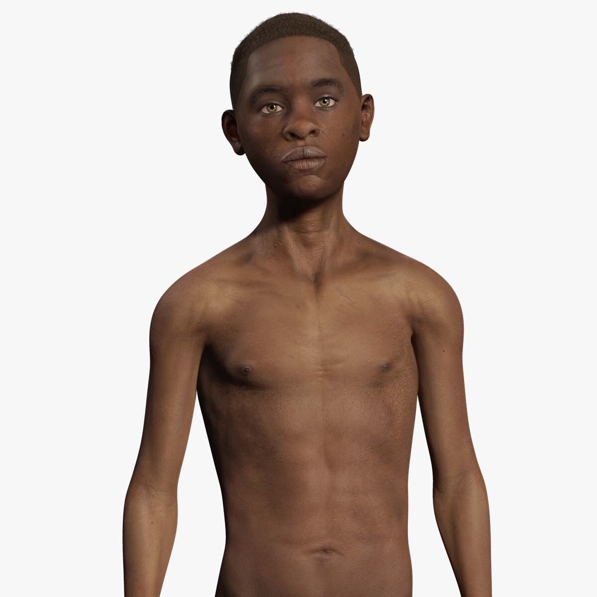 ArtStation - Realistic skinny African