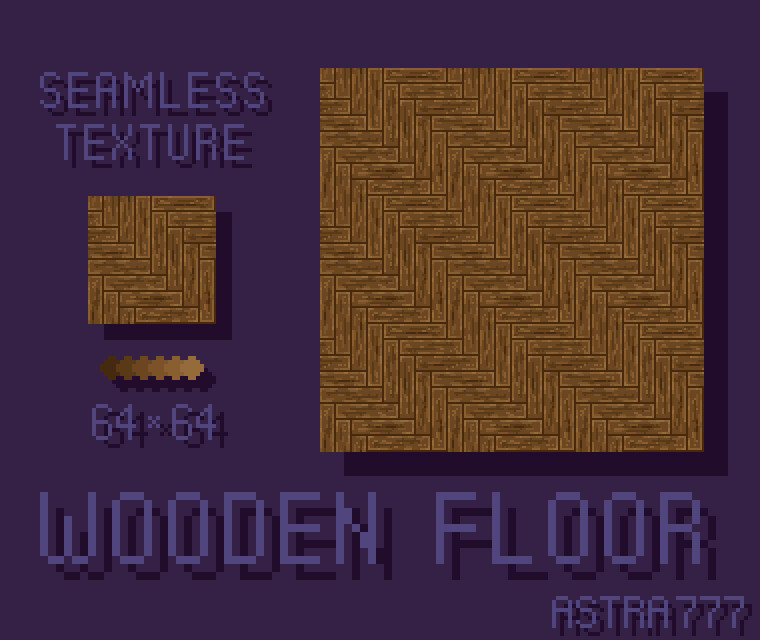 ArtStation - Seamless Pixel Texture - Wooden Floor