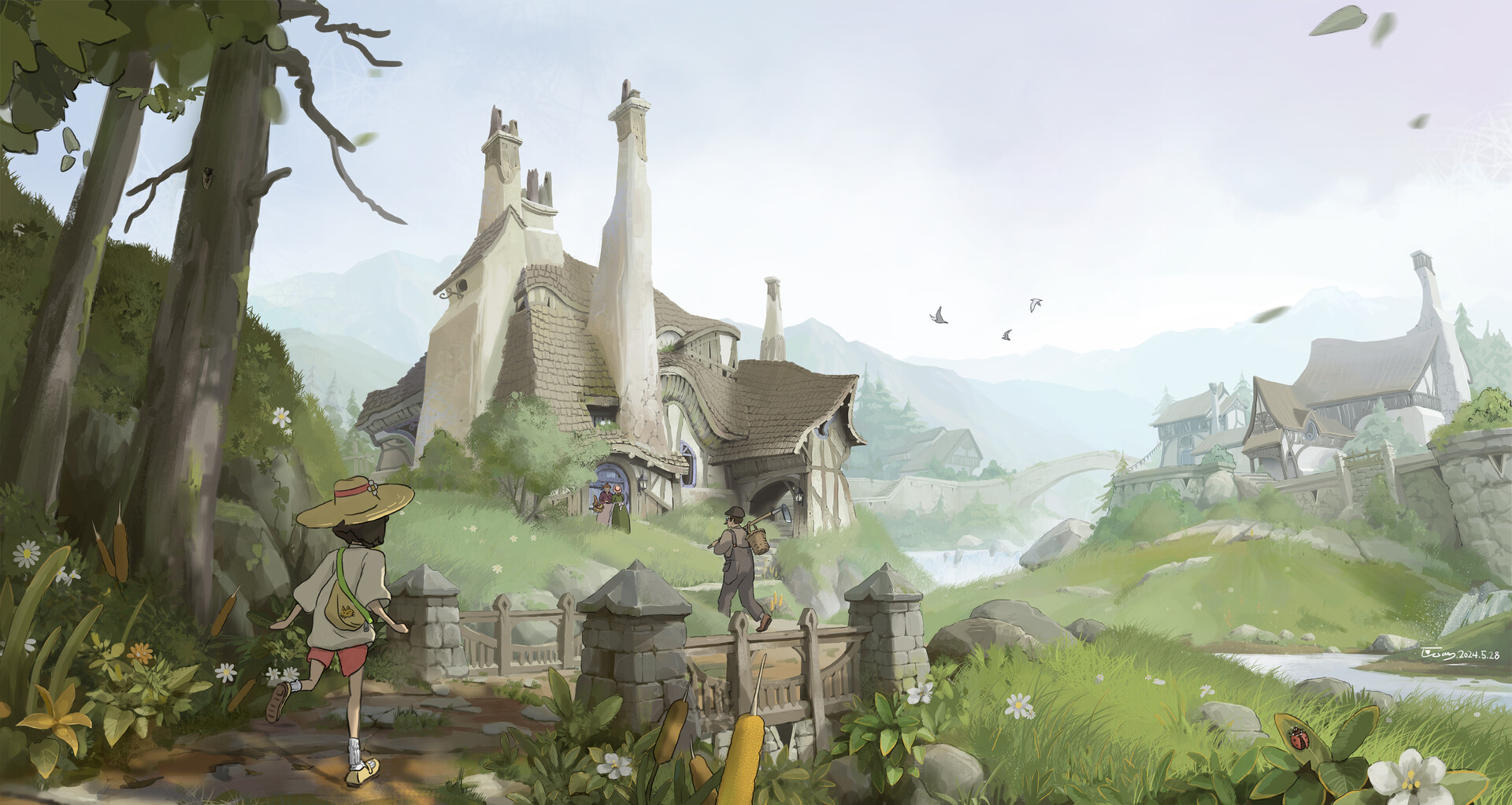 ArtStation - Late spring and early summer/春去夏深