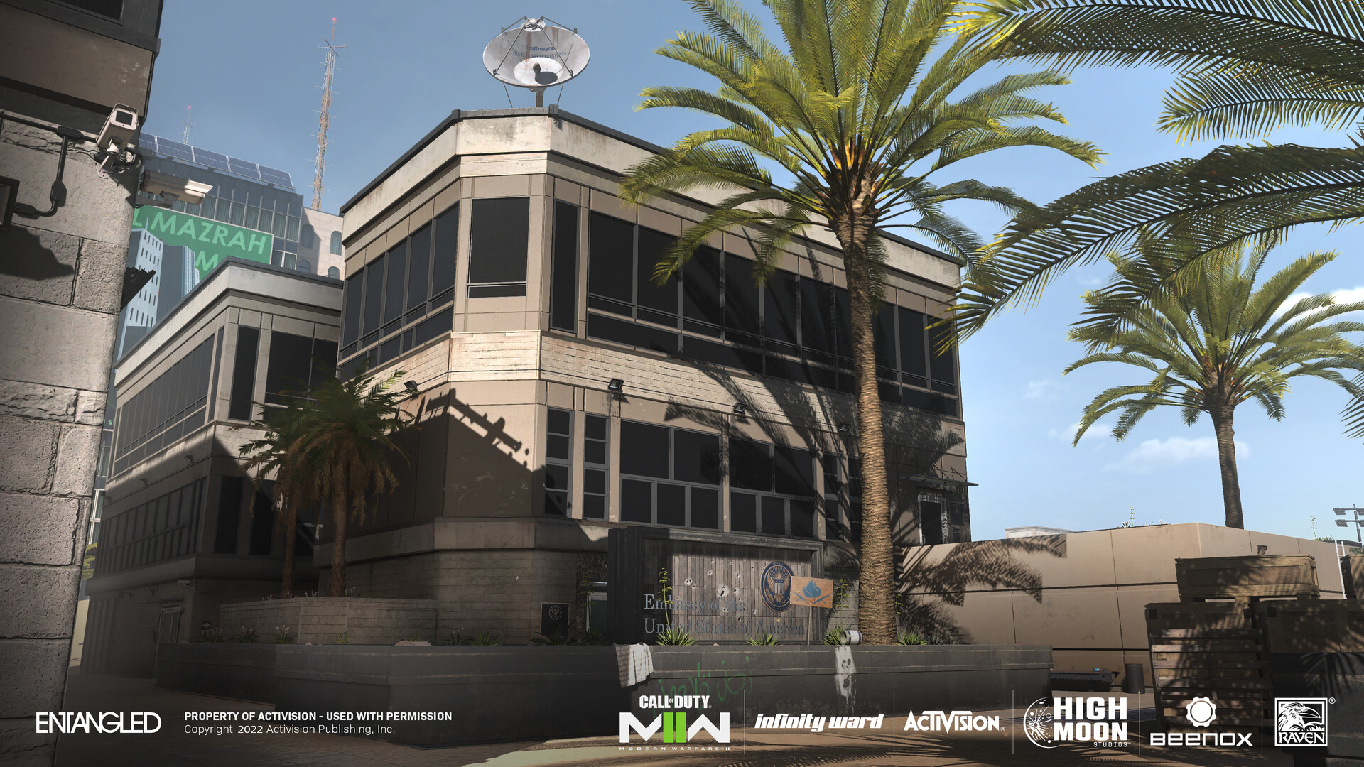 ENTANGLED Studio - In-game Level Art for Call of Duty MW2