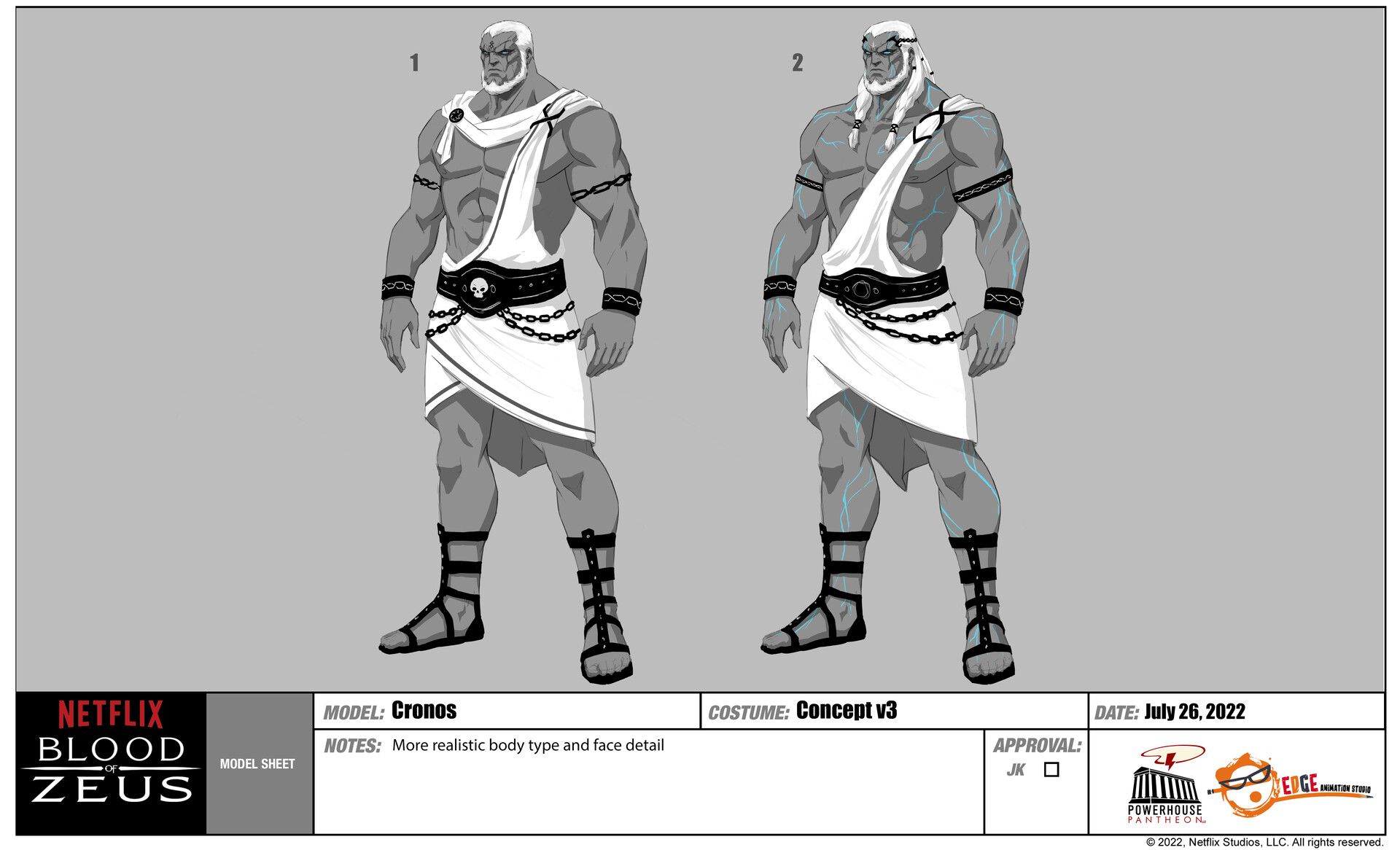 Steven-Wayne Ellison - Blood of Zeus Season 2 : Cronos Character Design
