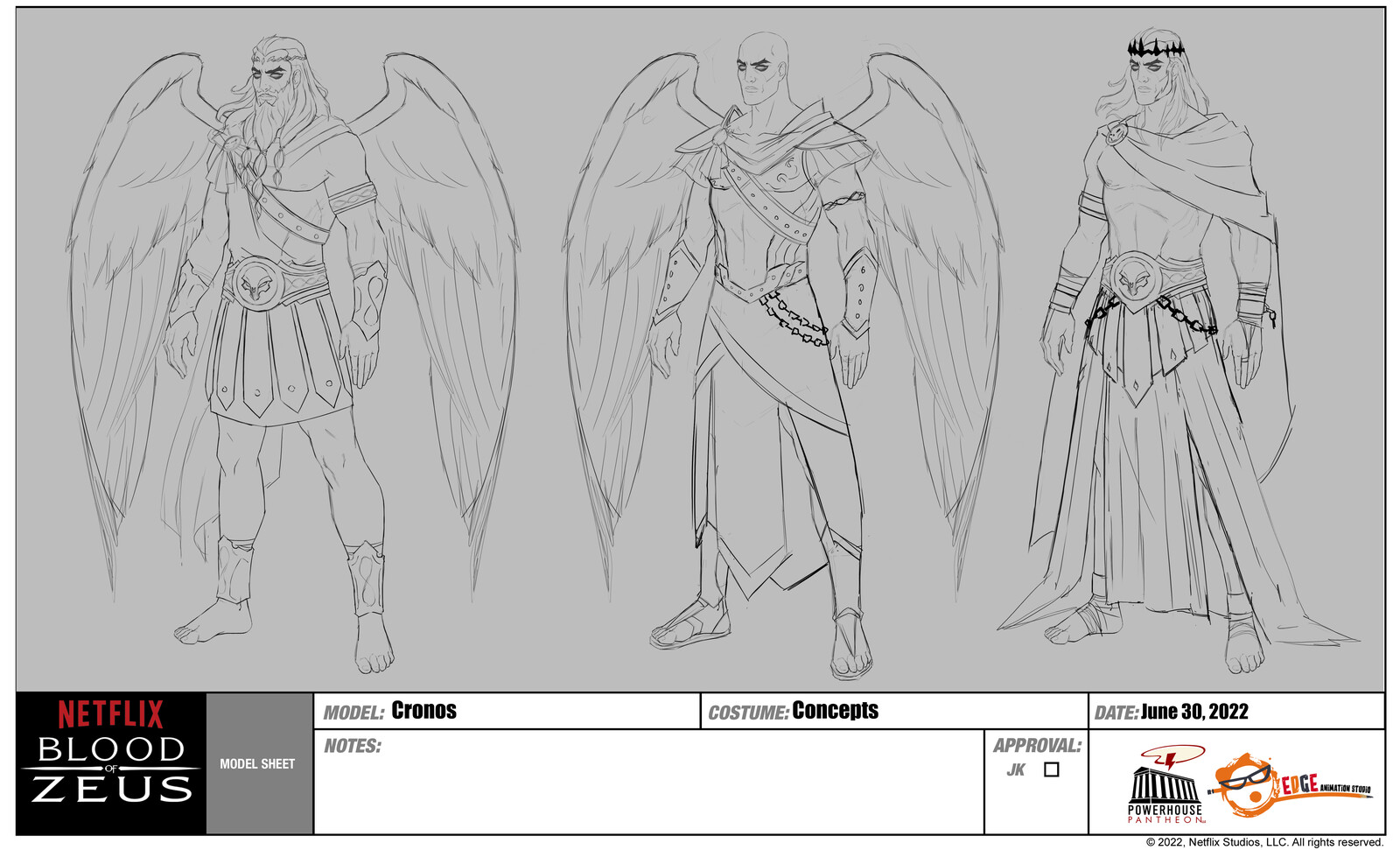 Steven-Wayne Ellison - Blood of Zeus Season 2 : Cronos Character Design