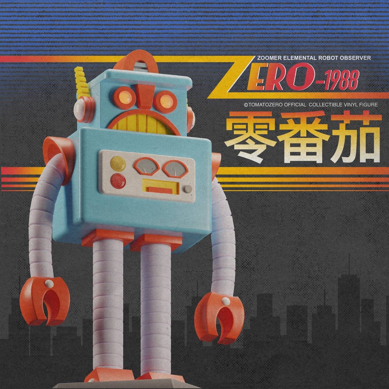 ArtStation - 3D robot. Toy Robot Zero- 1988