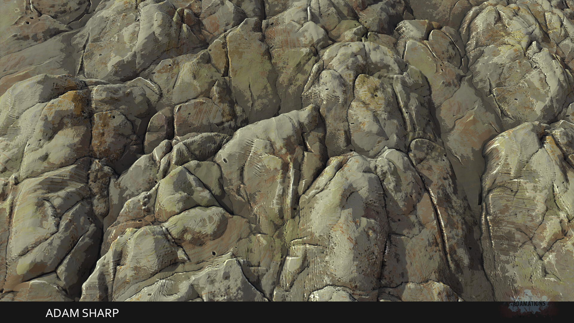 Adam sharp - Stylised Cliff Material