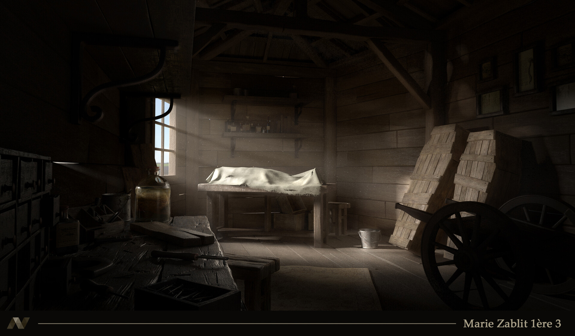 ArtStation - THE UNDERTAKER | New3dge First General Year - Final Project