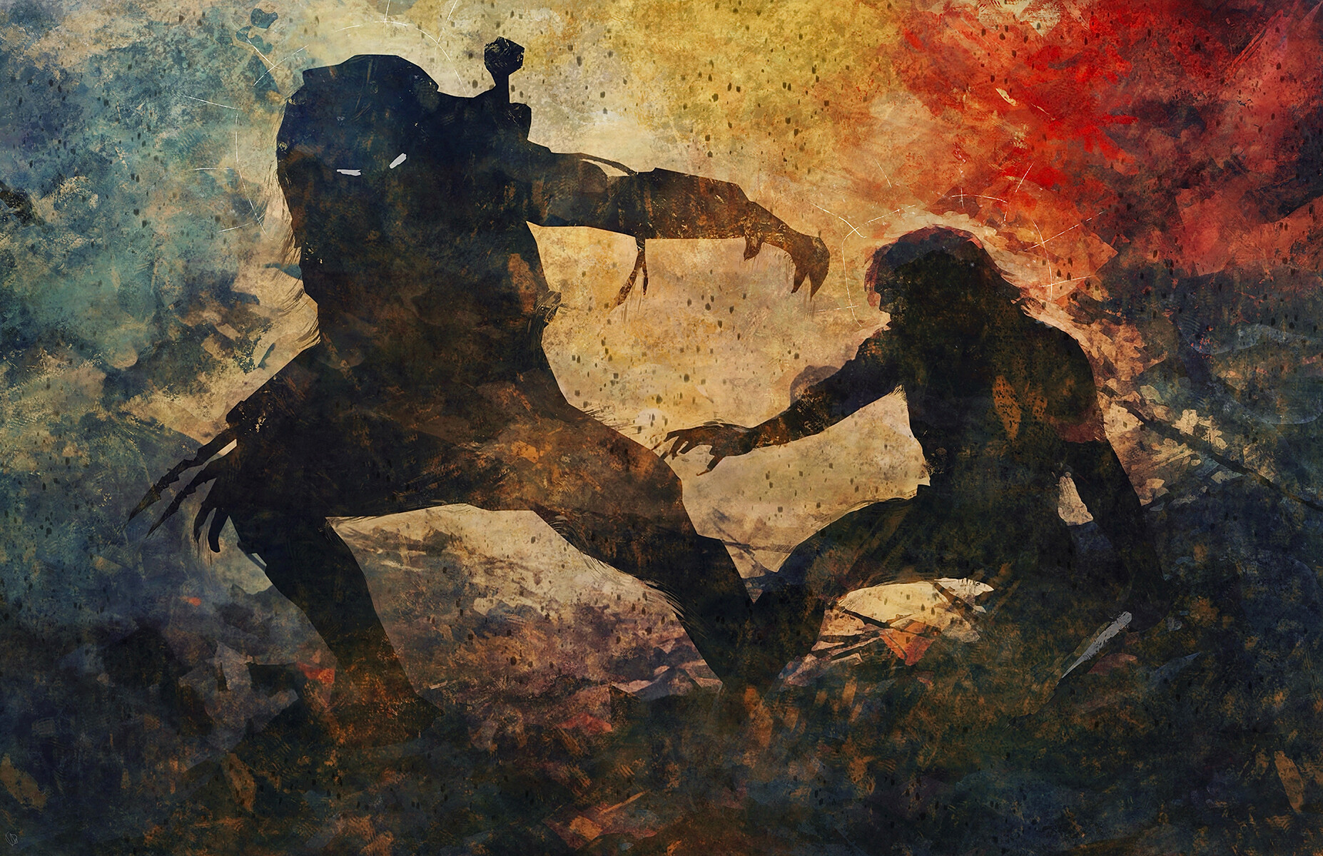 ArtStation - PREDATOR vs TARZAN