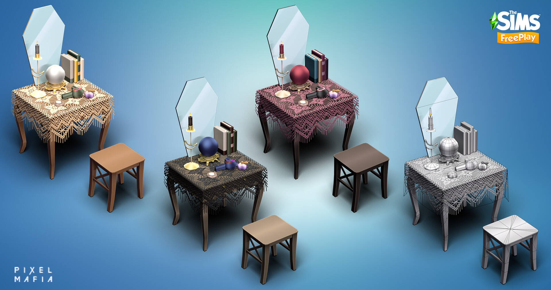 PIXEL MAFIA - SIMS Freeplay – Paradise Set