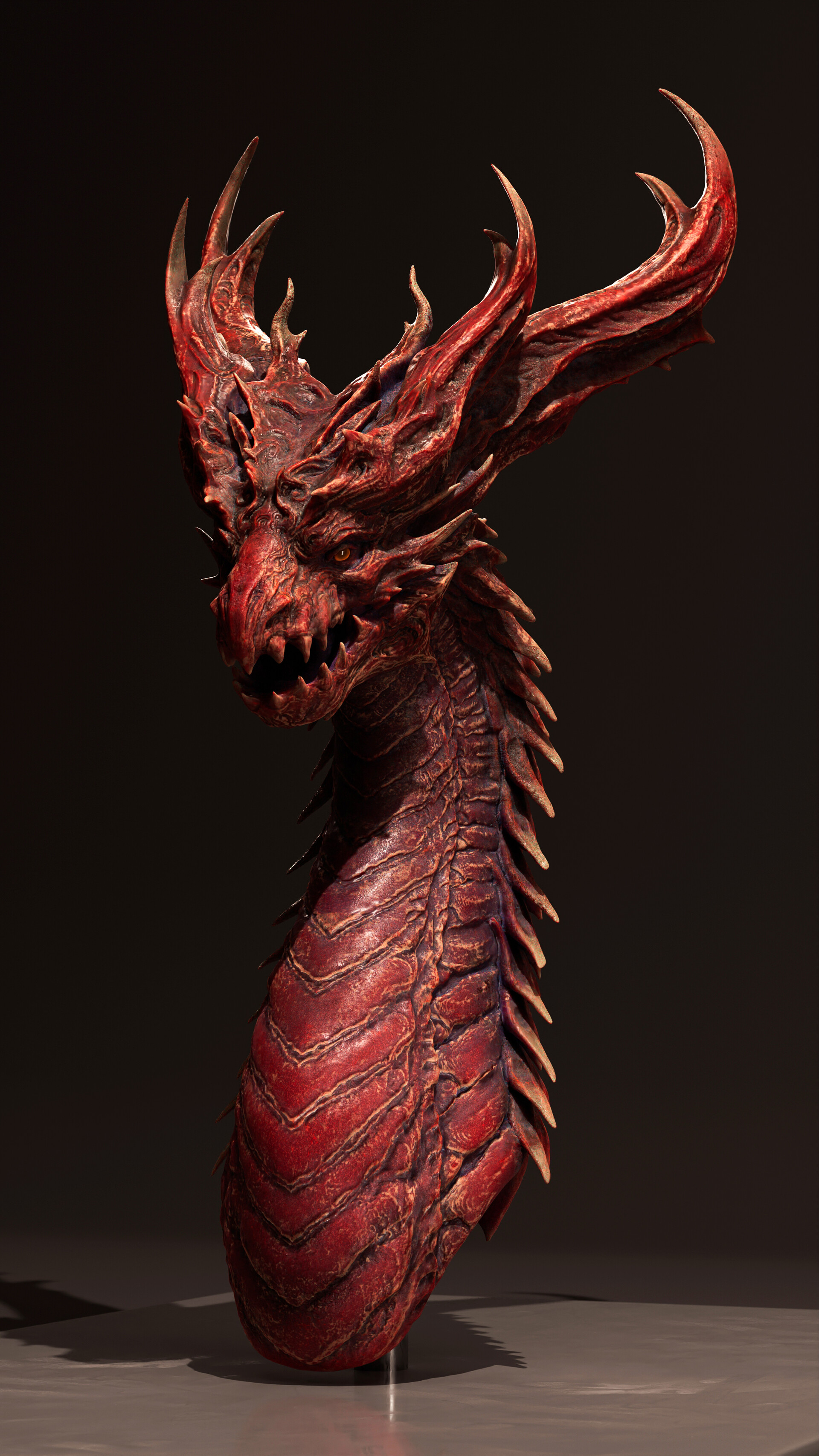 ArtStation - Red Dragon - Concept Model