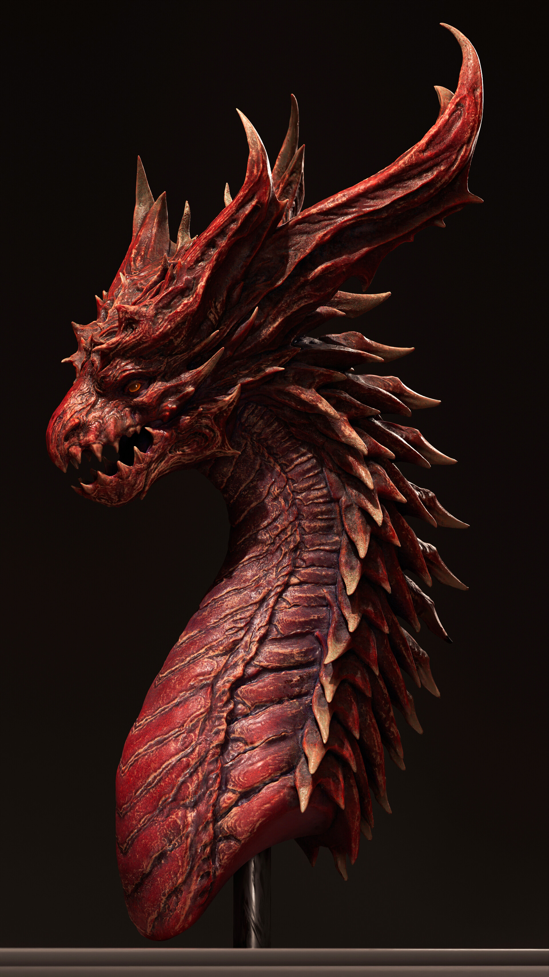 Gino L. Kölling - Red Dragon - Concept Model