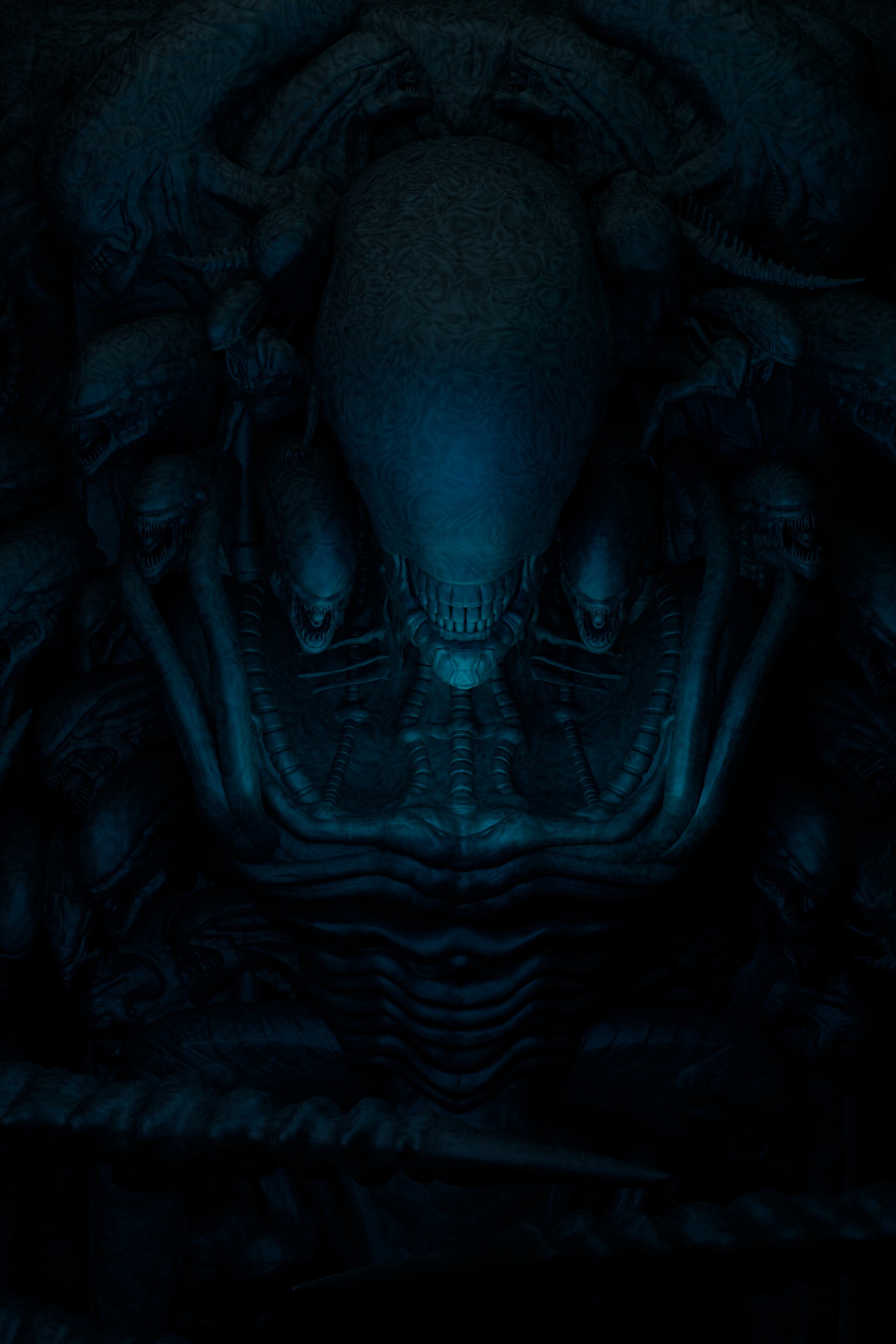 ArtStation - Giger Tribute - Xenomorph - WORK IN PROGRESS
