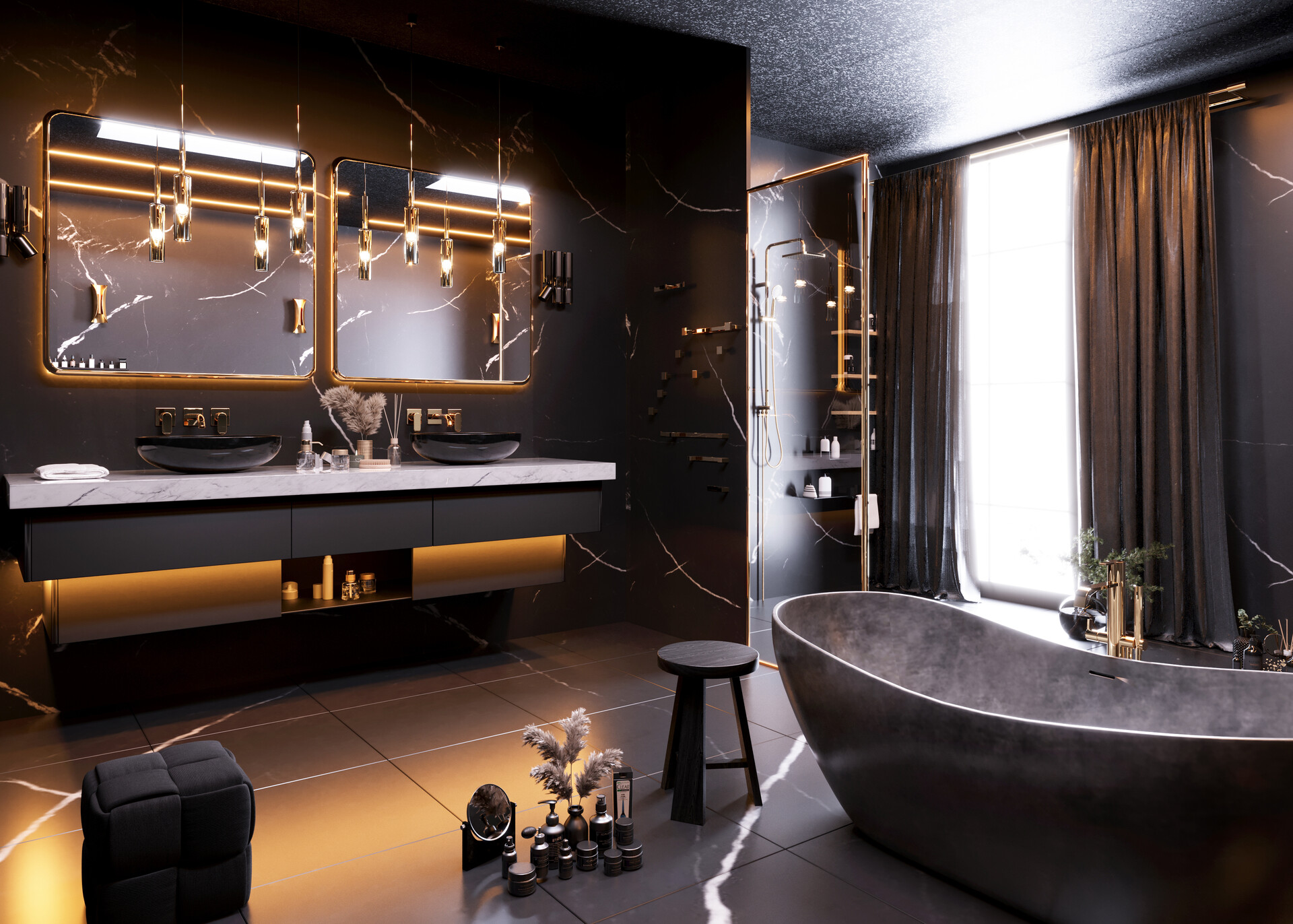 ArtStation - Bathroom concept