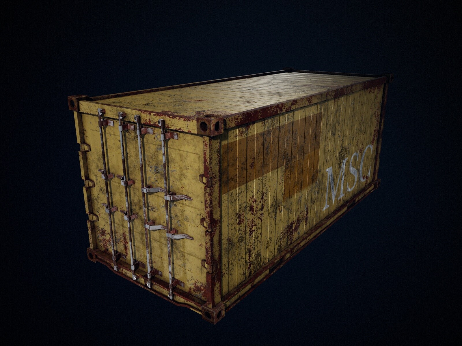 ArtStation - Rusty container