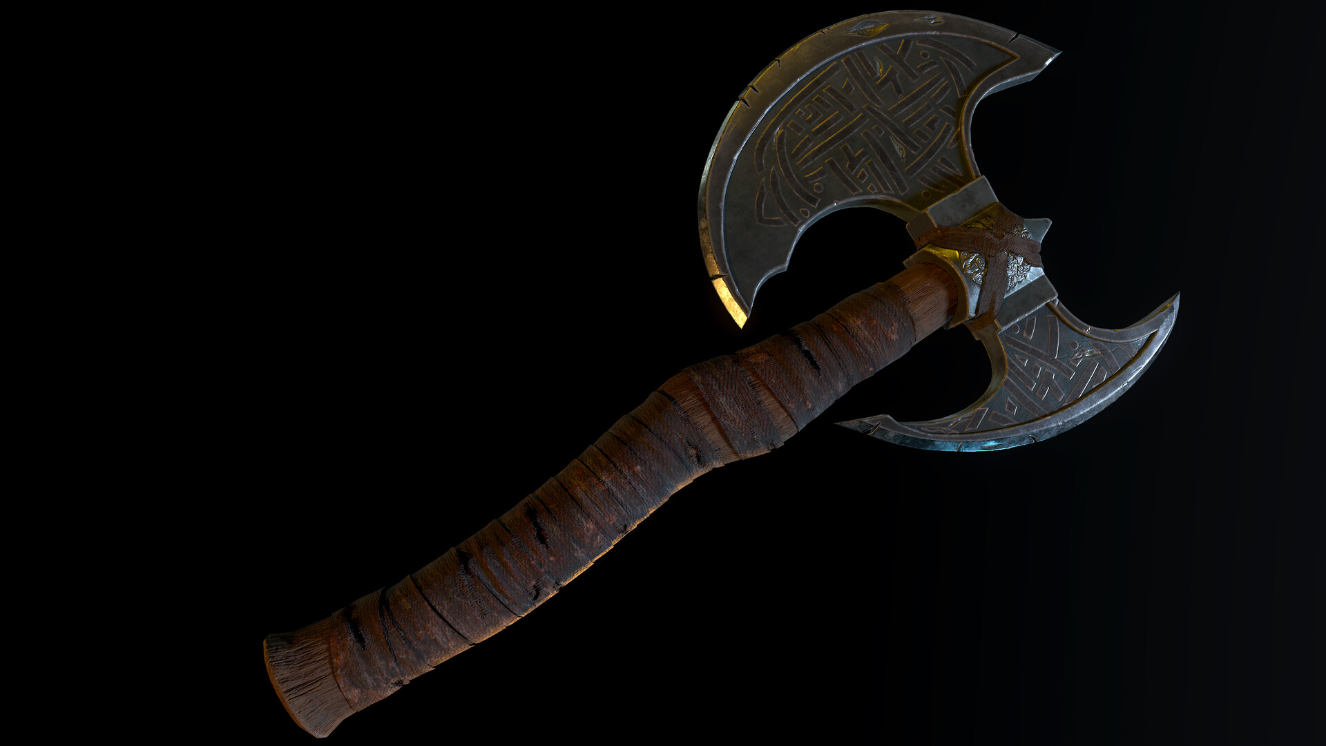 ArtStation - Stylized dark fantasy axe
