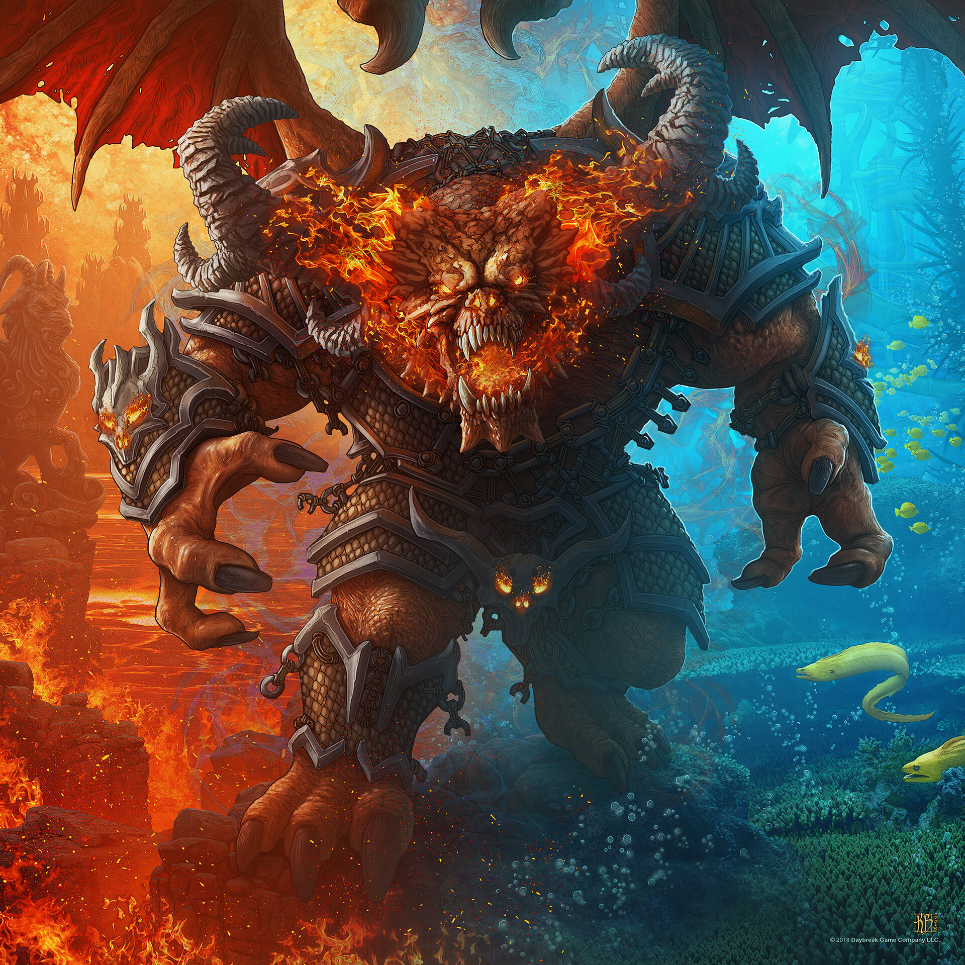 Kerem Beyit - Everquest II : Chaos Descending Key Art
