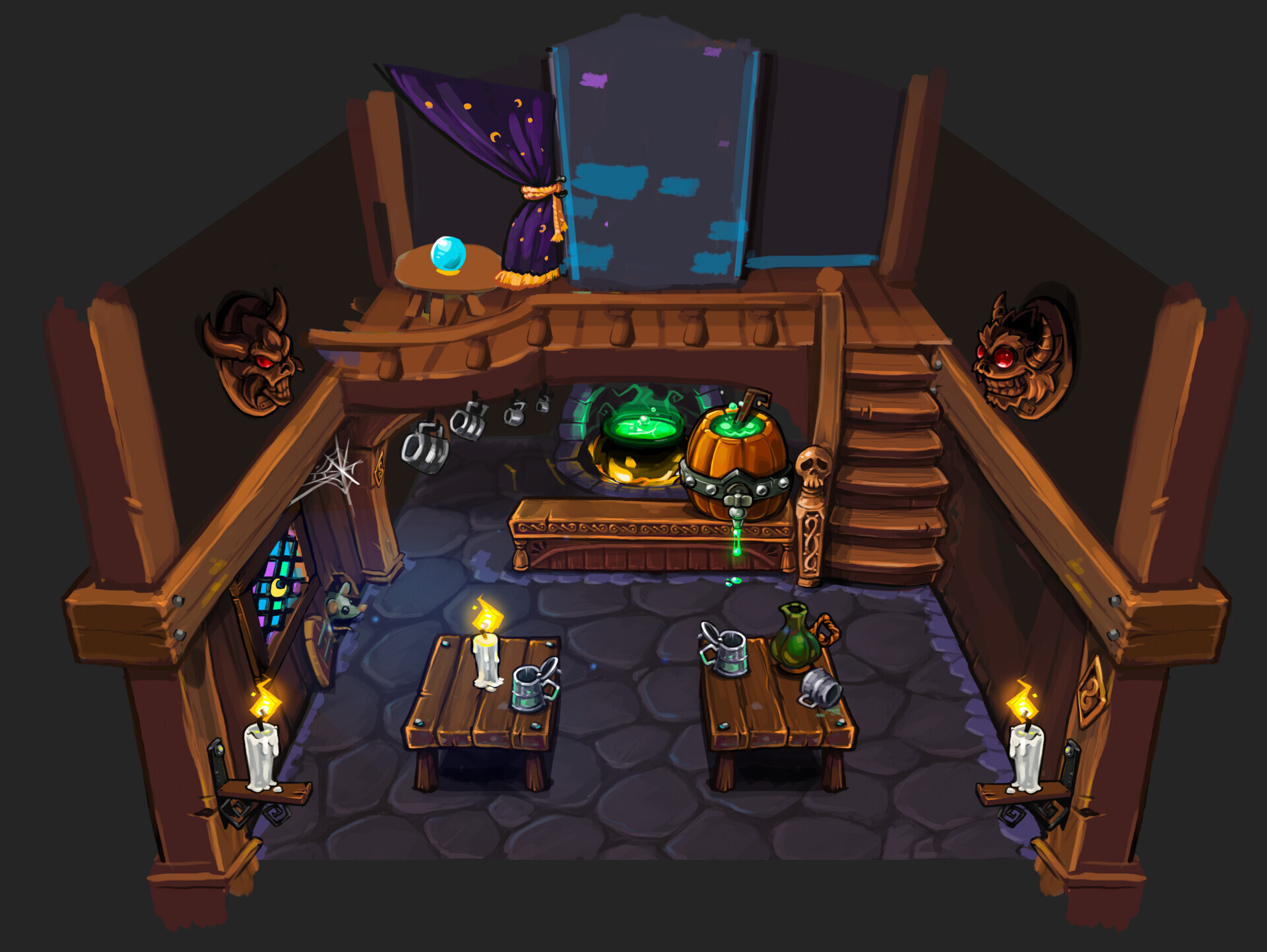 ArtStation - Traitors in Salem - Environment Concept Art