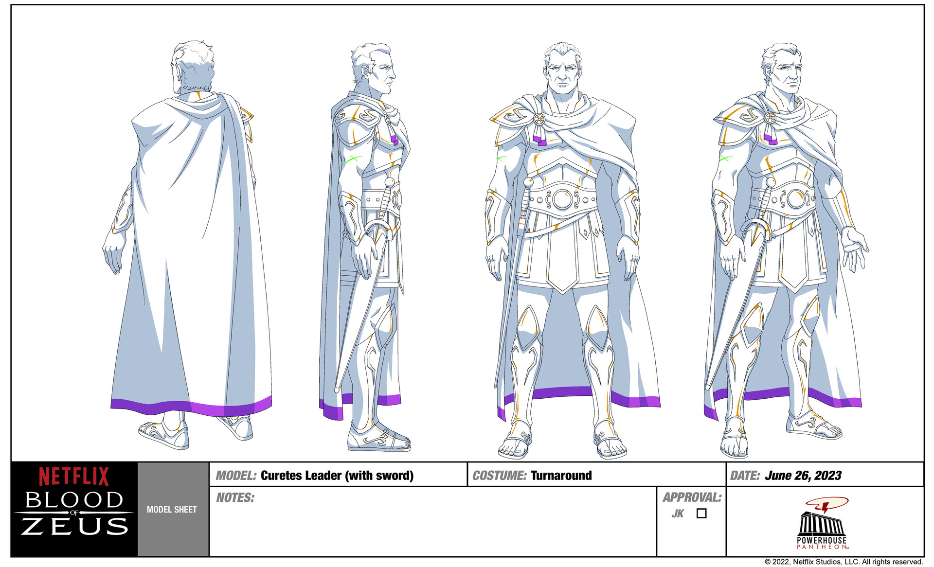 Steven-Wayne Ellison - Blood of Zeus Season 2 : Curetes Character Designs