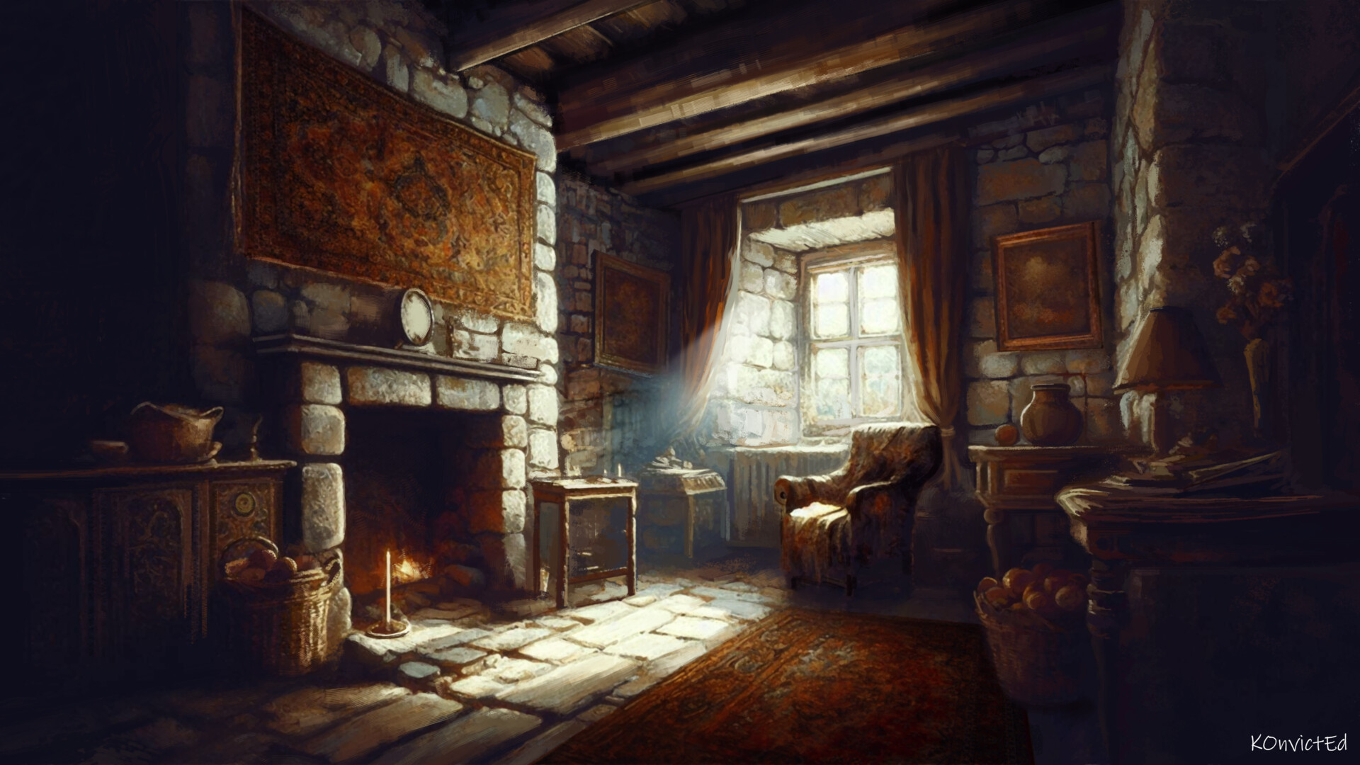 ArtStation - Old Housing Interior