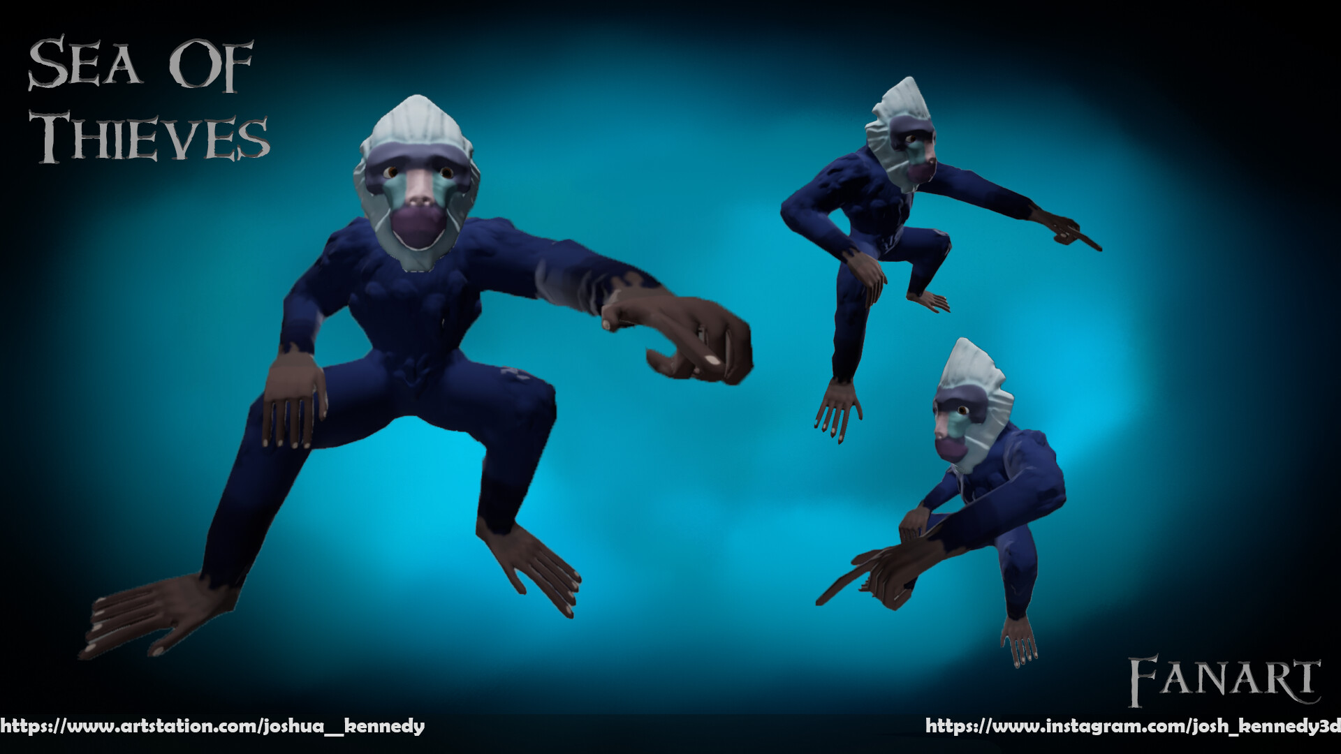 ArtStation - Fan Art - Sea Of Thieves - Monkey