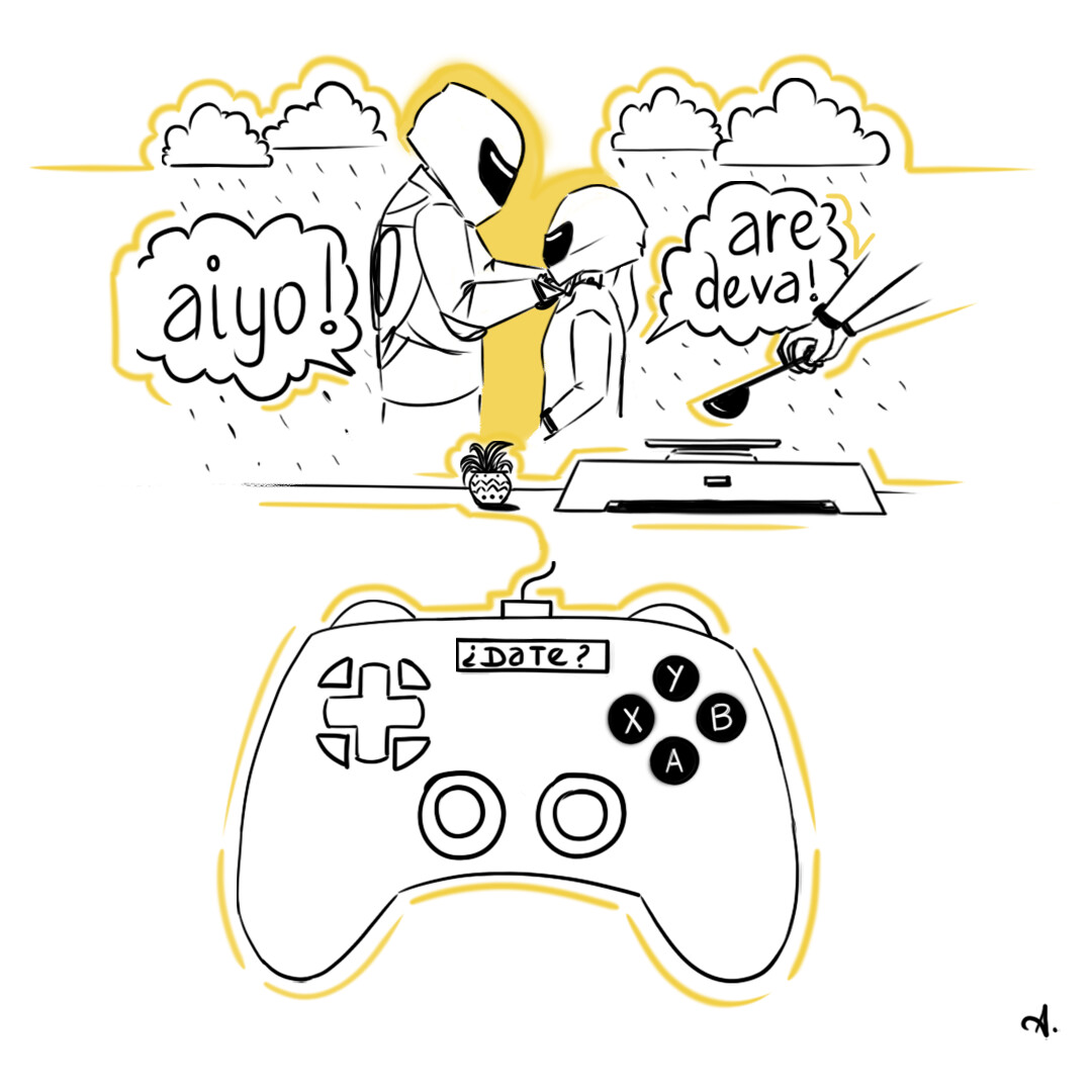 ArtStation - First Date Illustration