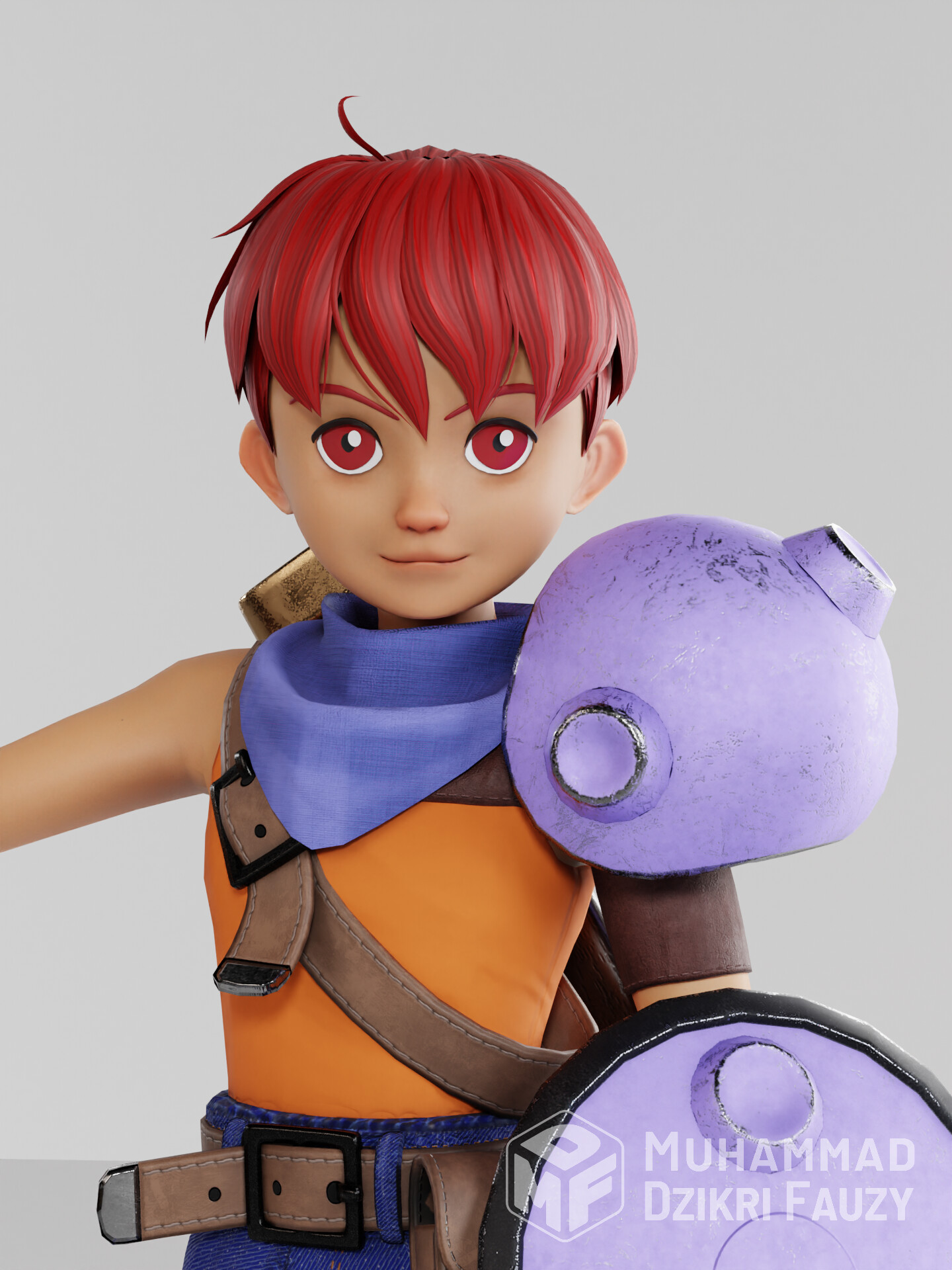 ArtStation - Reimagining Flint from Alundra 2