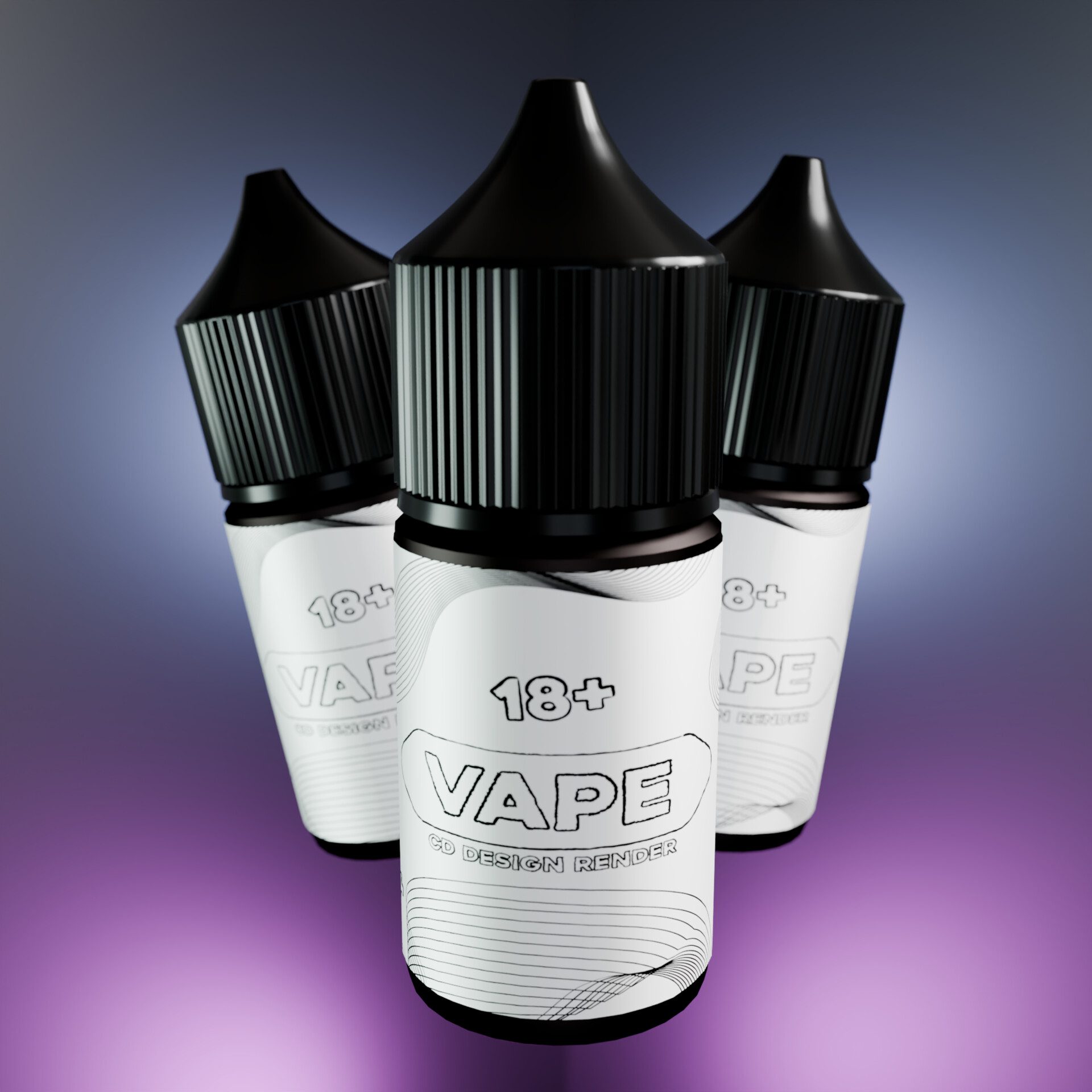 ArtStation - liquid for vaping 3d render