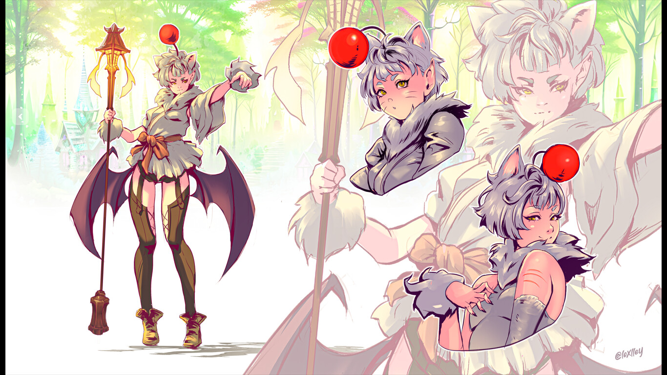 ArtStation - FFXIV Online - Moogle