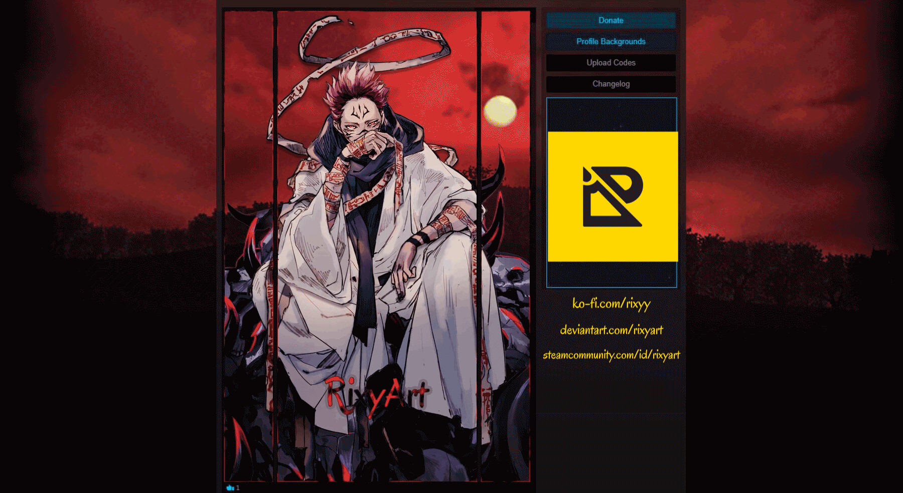 ArtStation - Steam Artwork Ryomen Sukuna | Jujutsu Kaisen