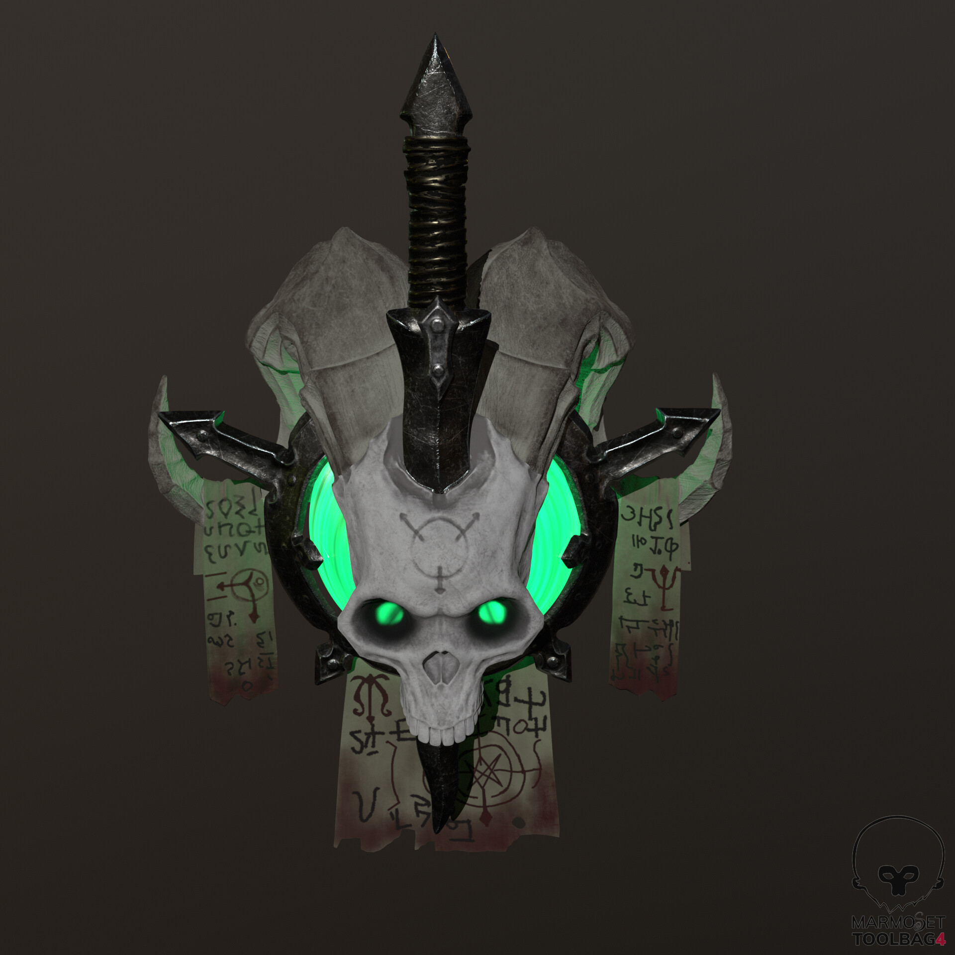 ArtStation - Diablo Skull Crest