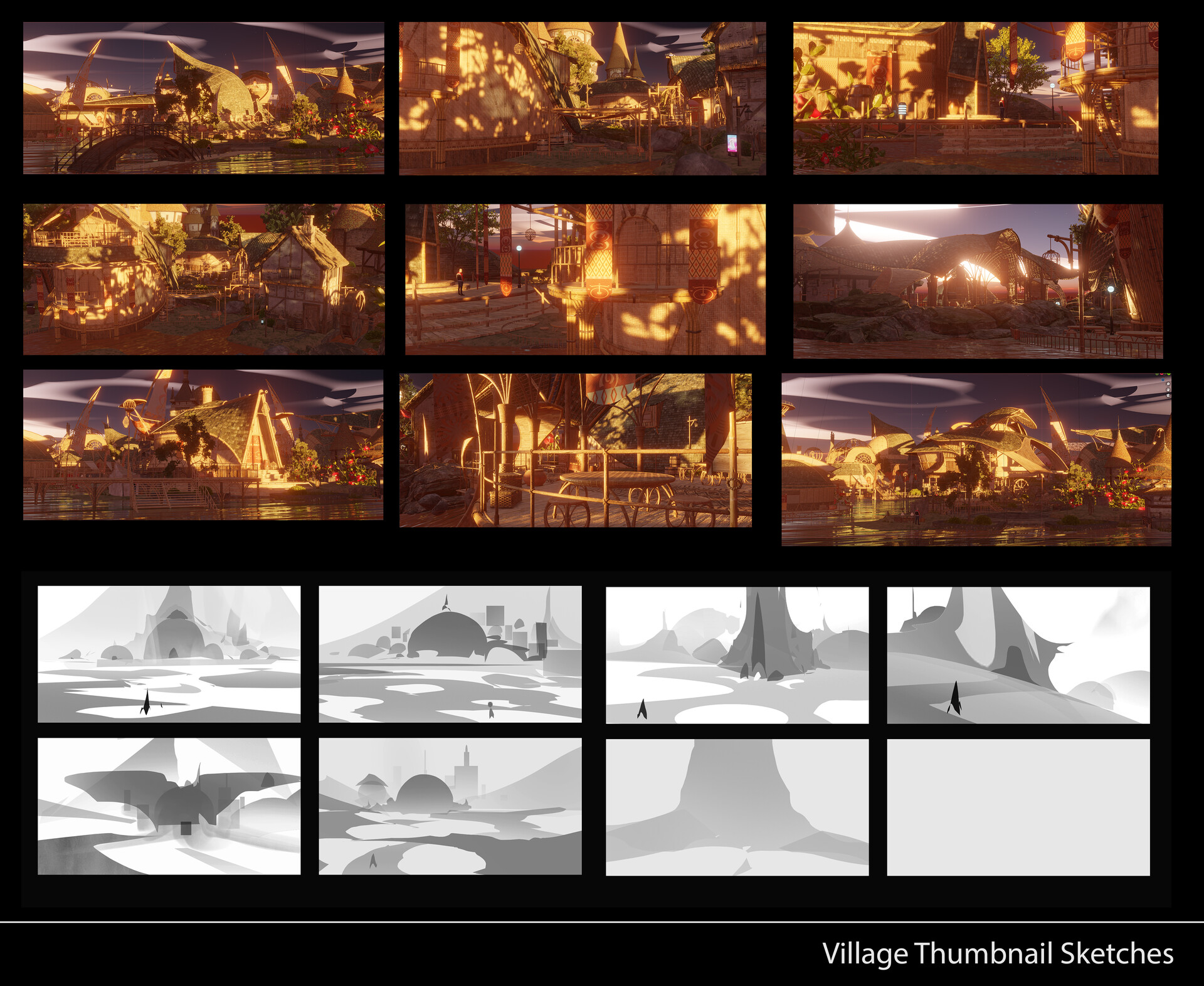 Studio Vitalia - Reverie - Magical Village - Establishing Shot