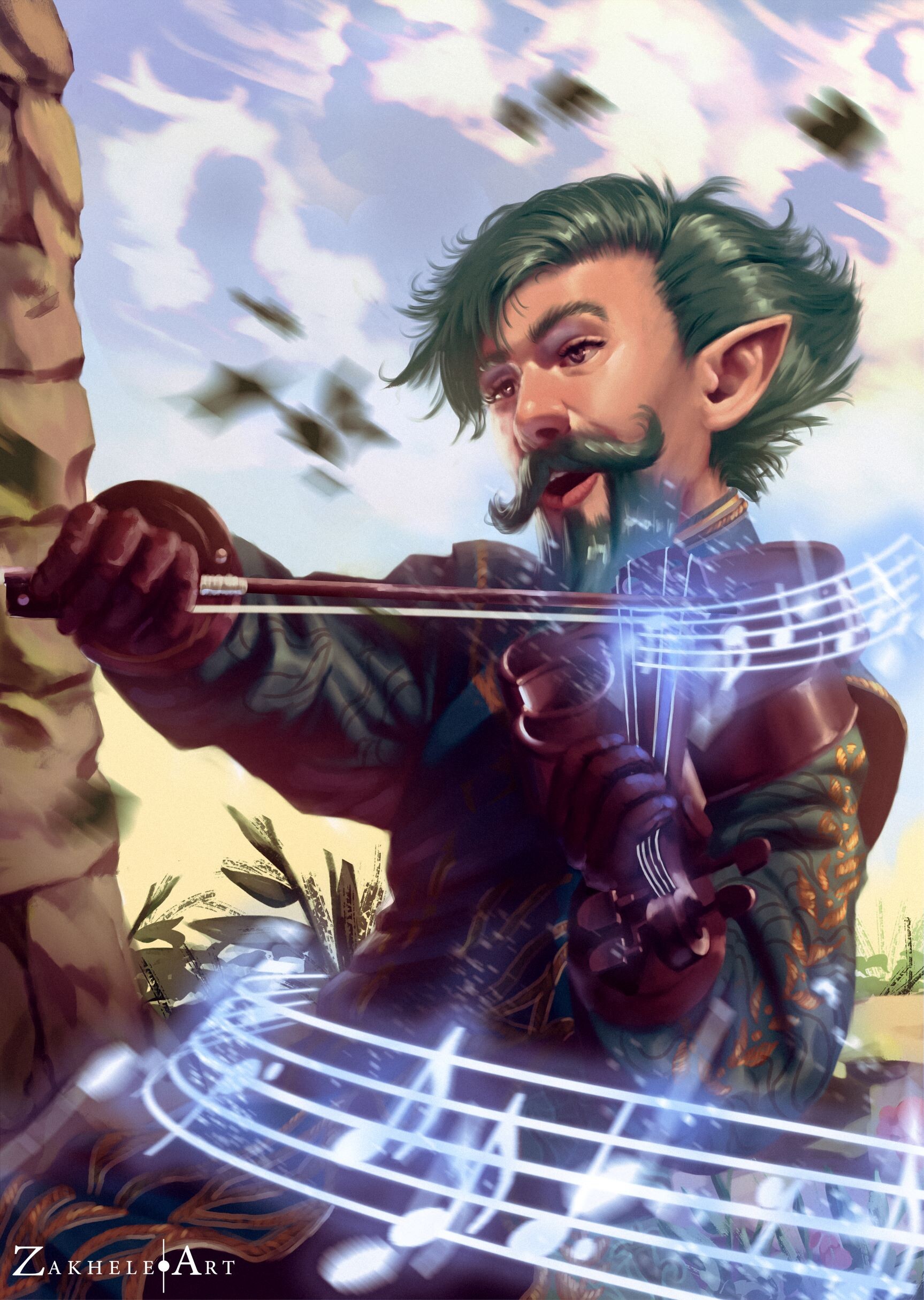 ArtStation - Gnome Bard | Commission