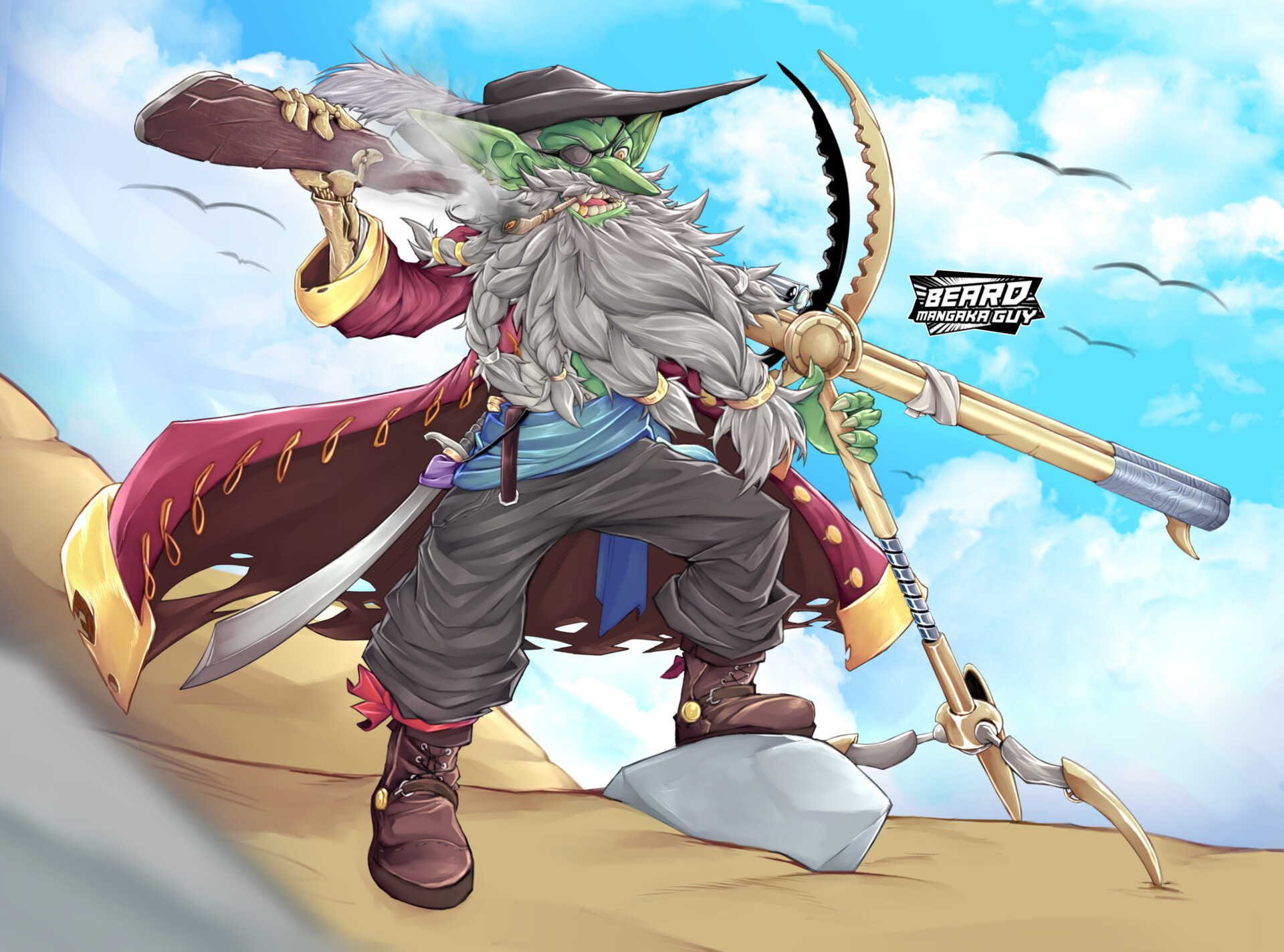 ArtStation - [Commission] DnD Pirate Goblin