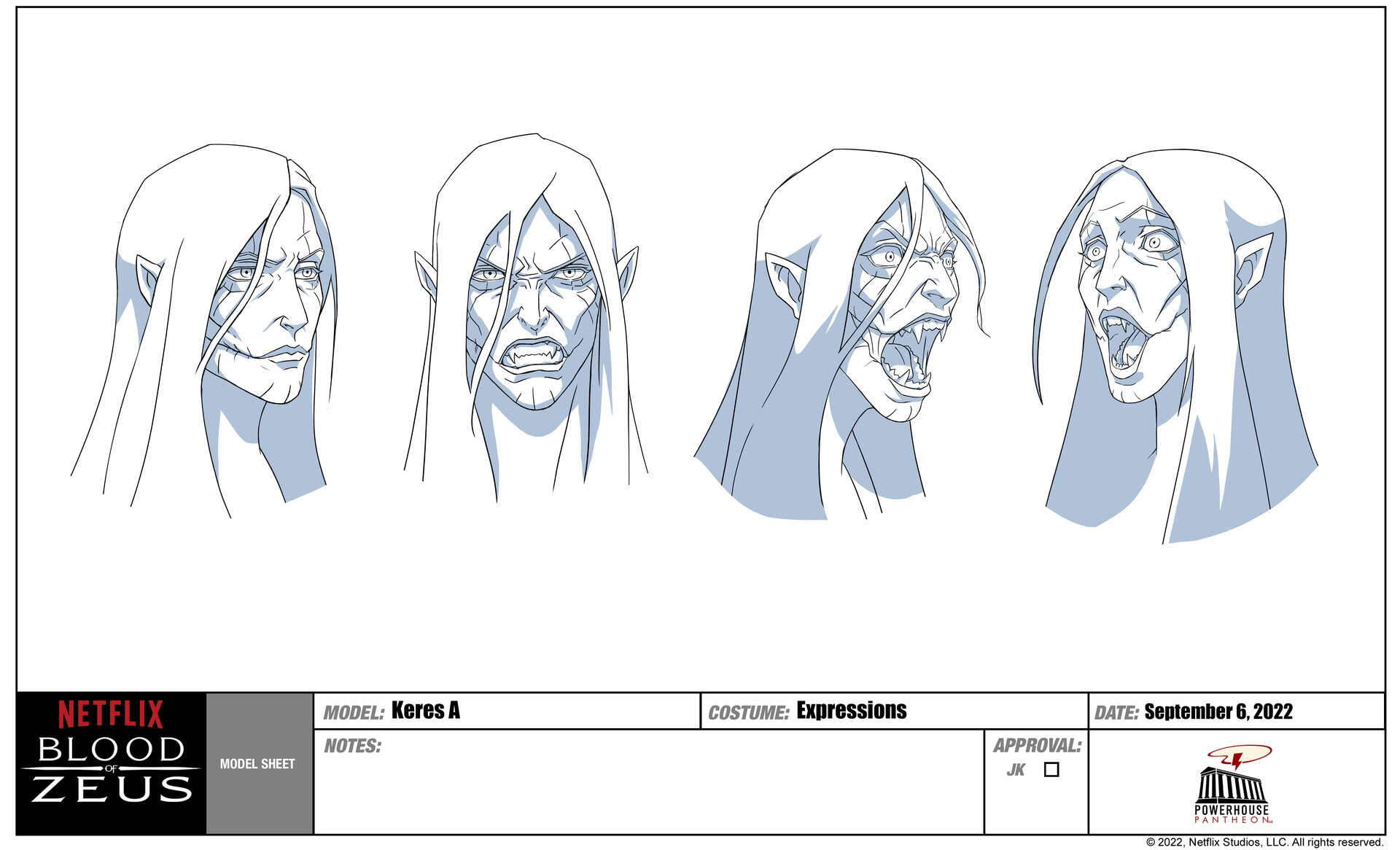 Steven-Wayne Ellison - Blood of Zeus Season 2 : Keres Character Designs
