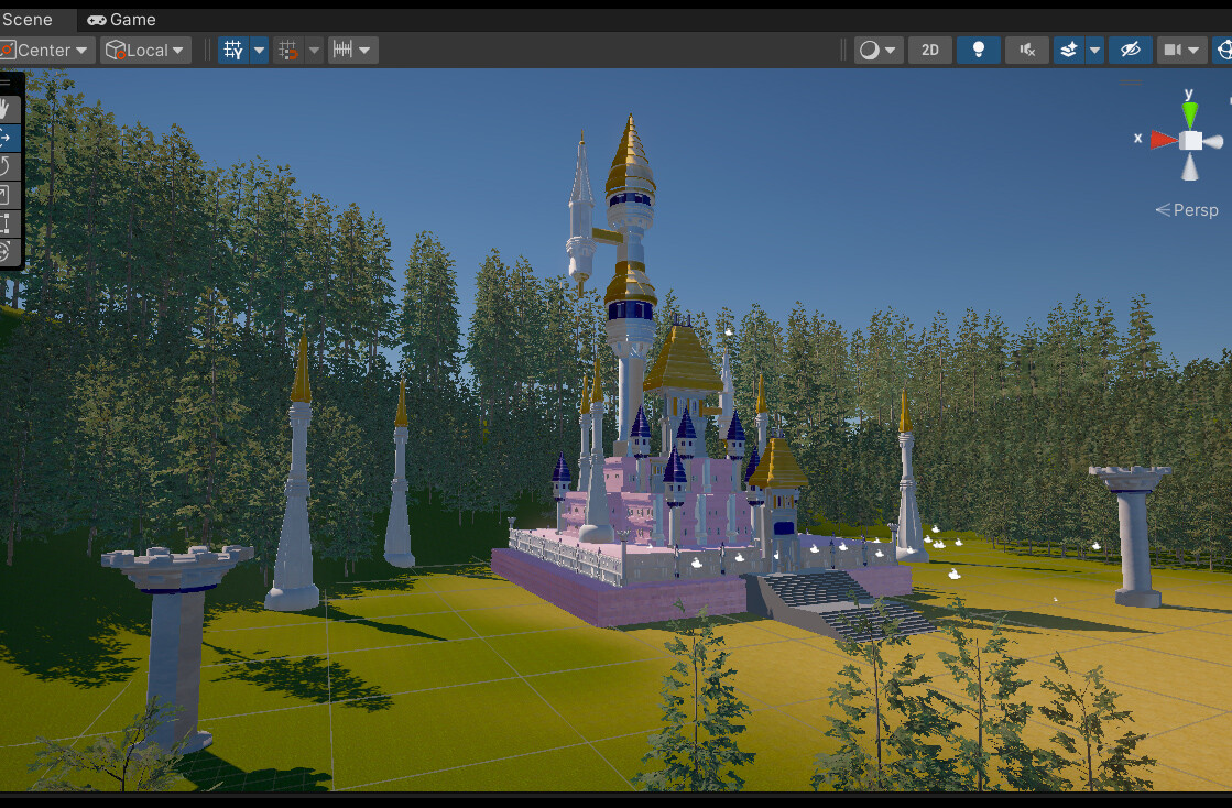 ArtStation - Disney castle