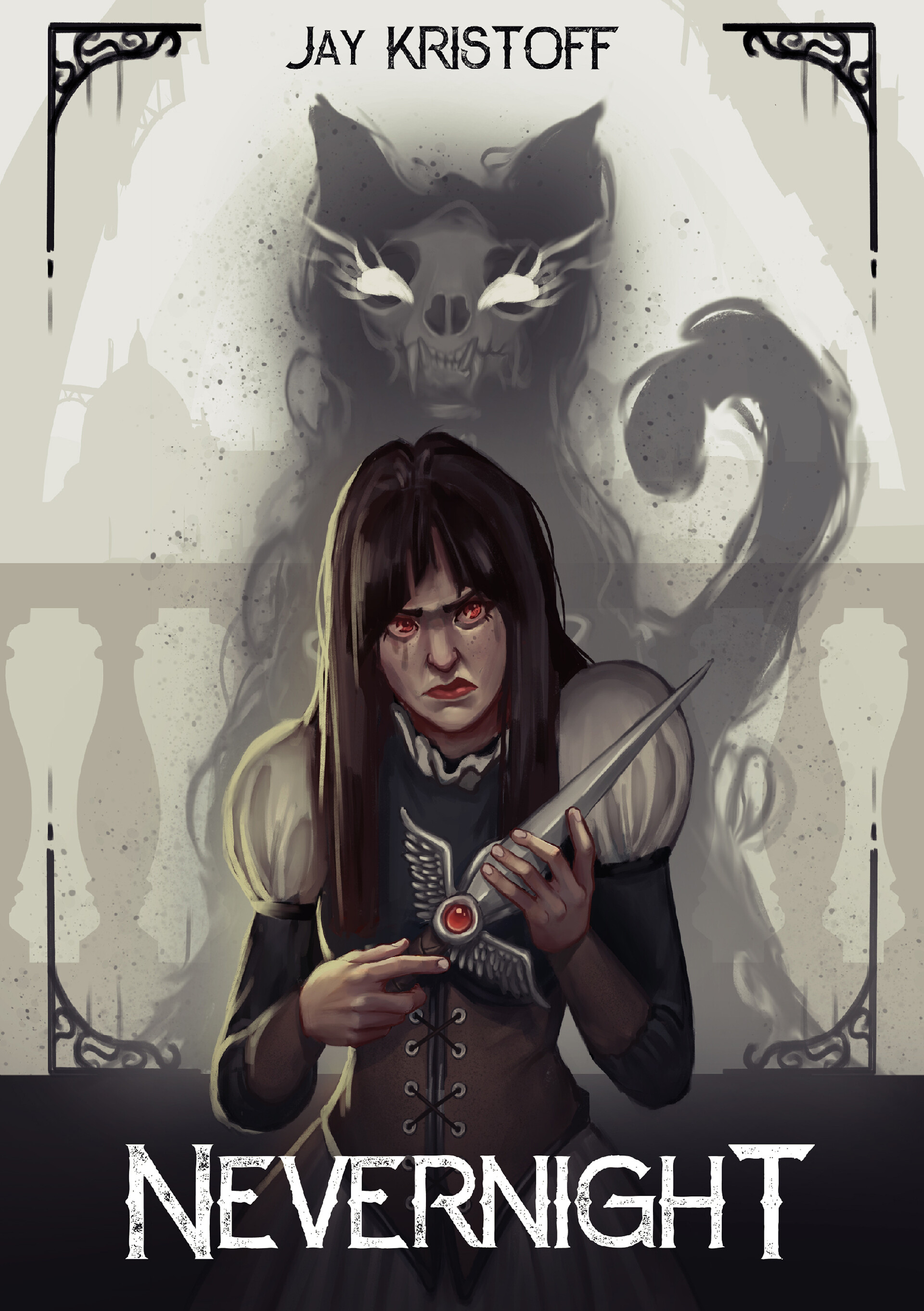 Francis Sanchez - Nevernight cover fanart (Mario & Marielle version)