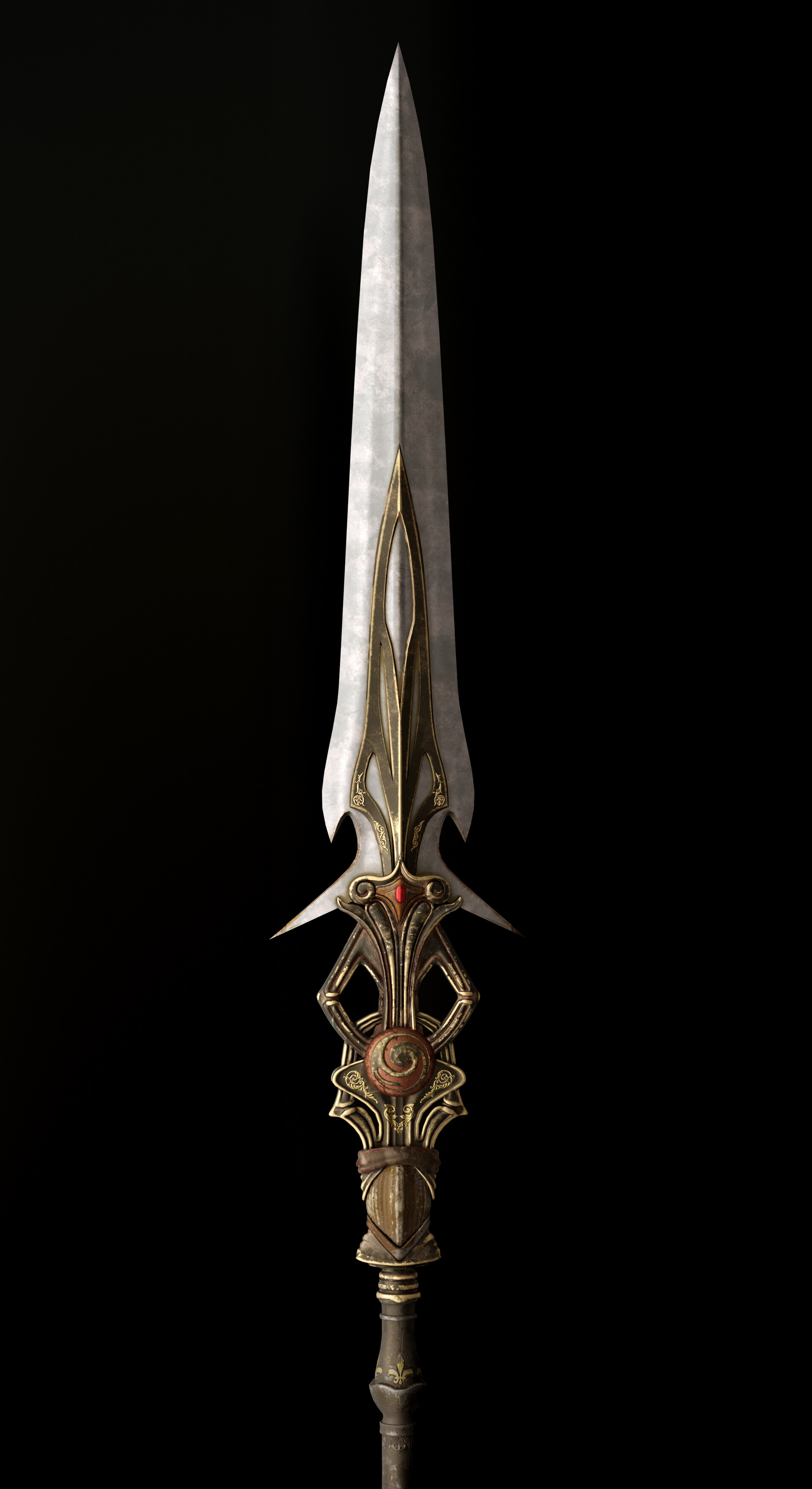 ArtStation - Golden Vow (spear)