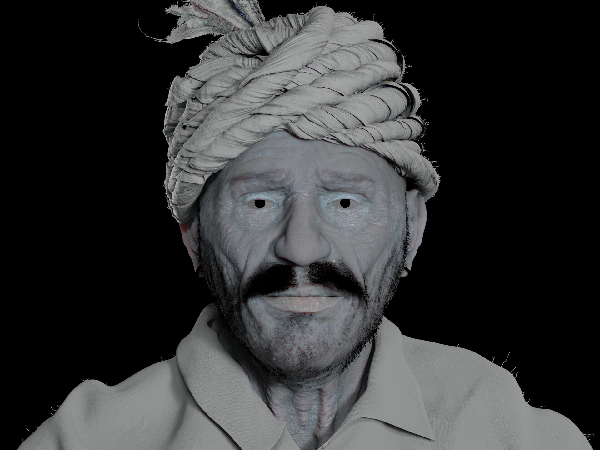 Akshay Mankar - A Oldman portrait