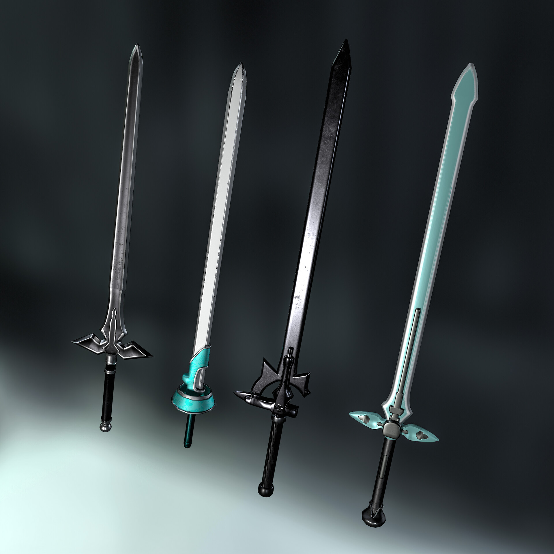 ArtStation - sword set