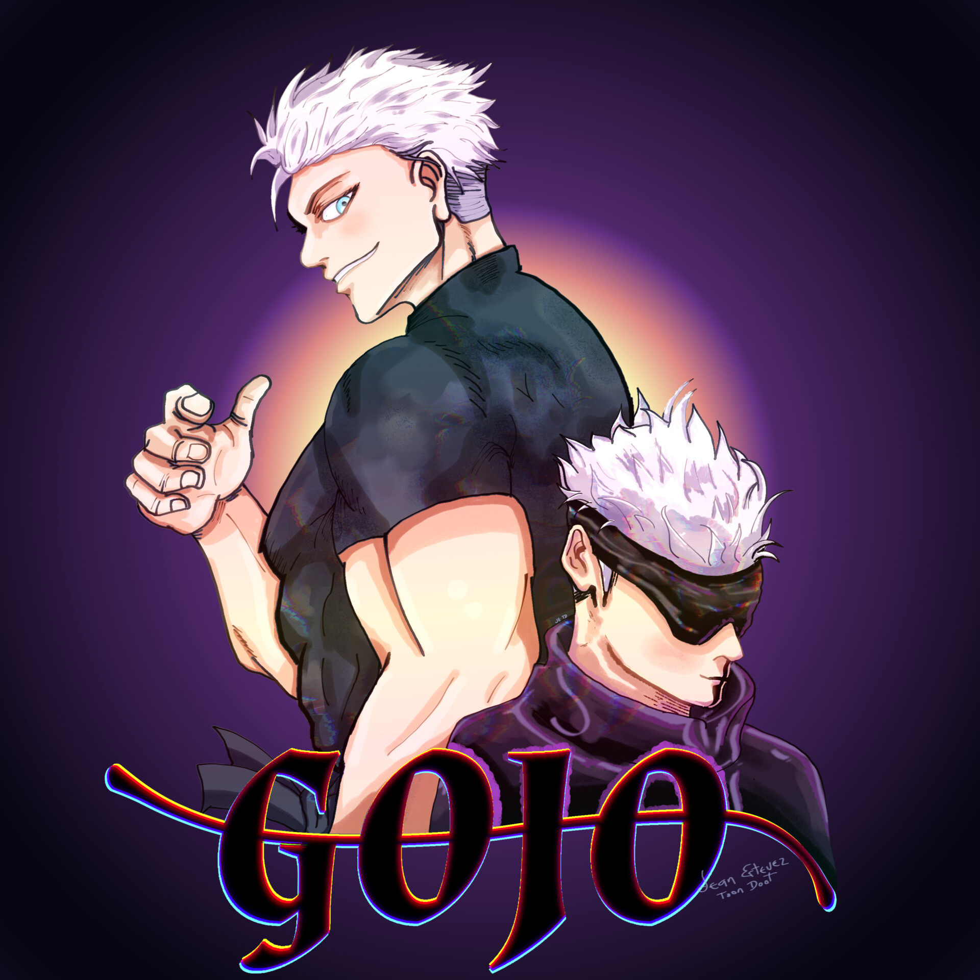 ArtStation - Fanart jjk gojo satoru