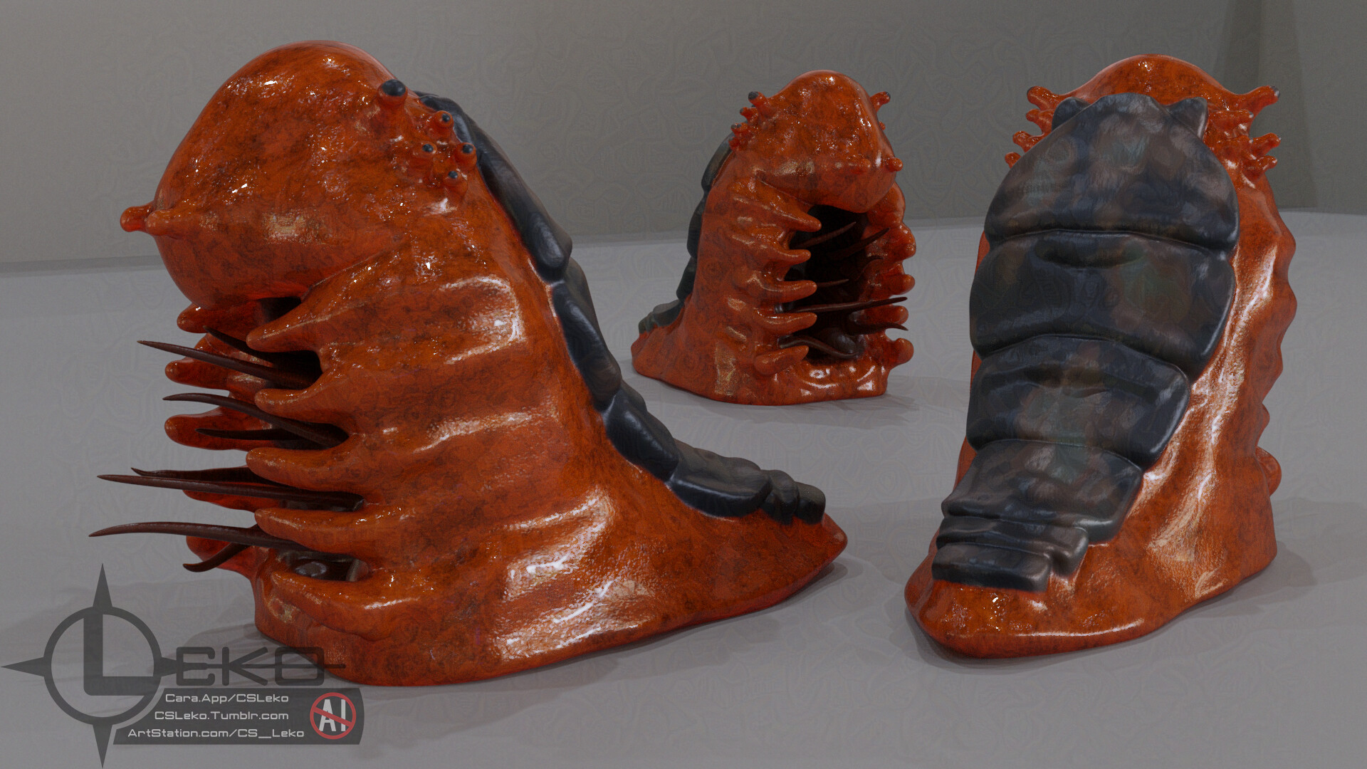 ArtStation - Slug Creatures (Doctor Who - "Dot and Bubble")