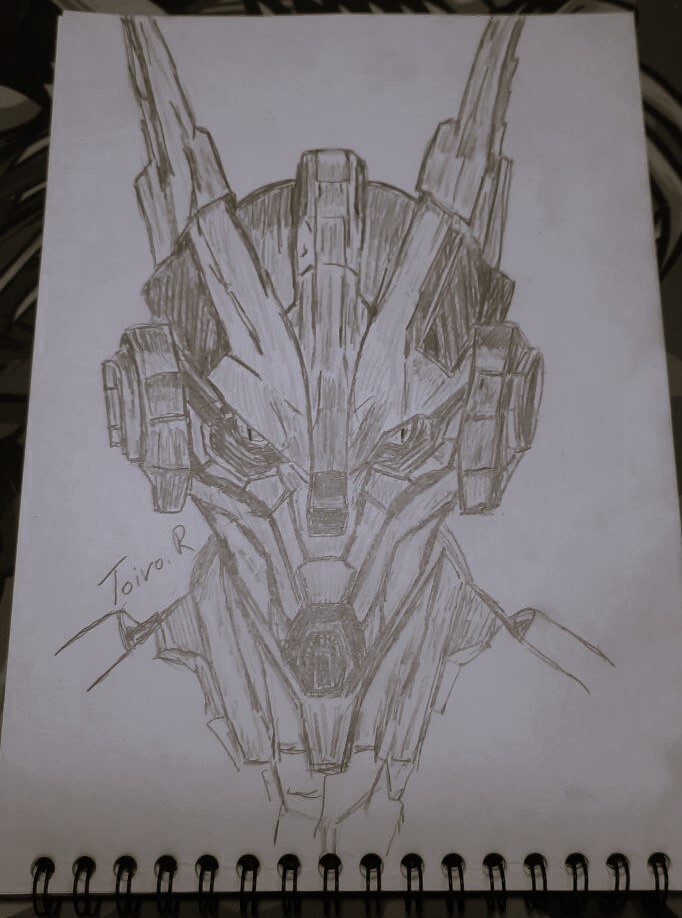 ArtStation - Science fiction character. Pencil drawing.