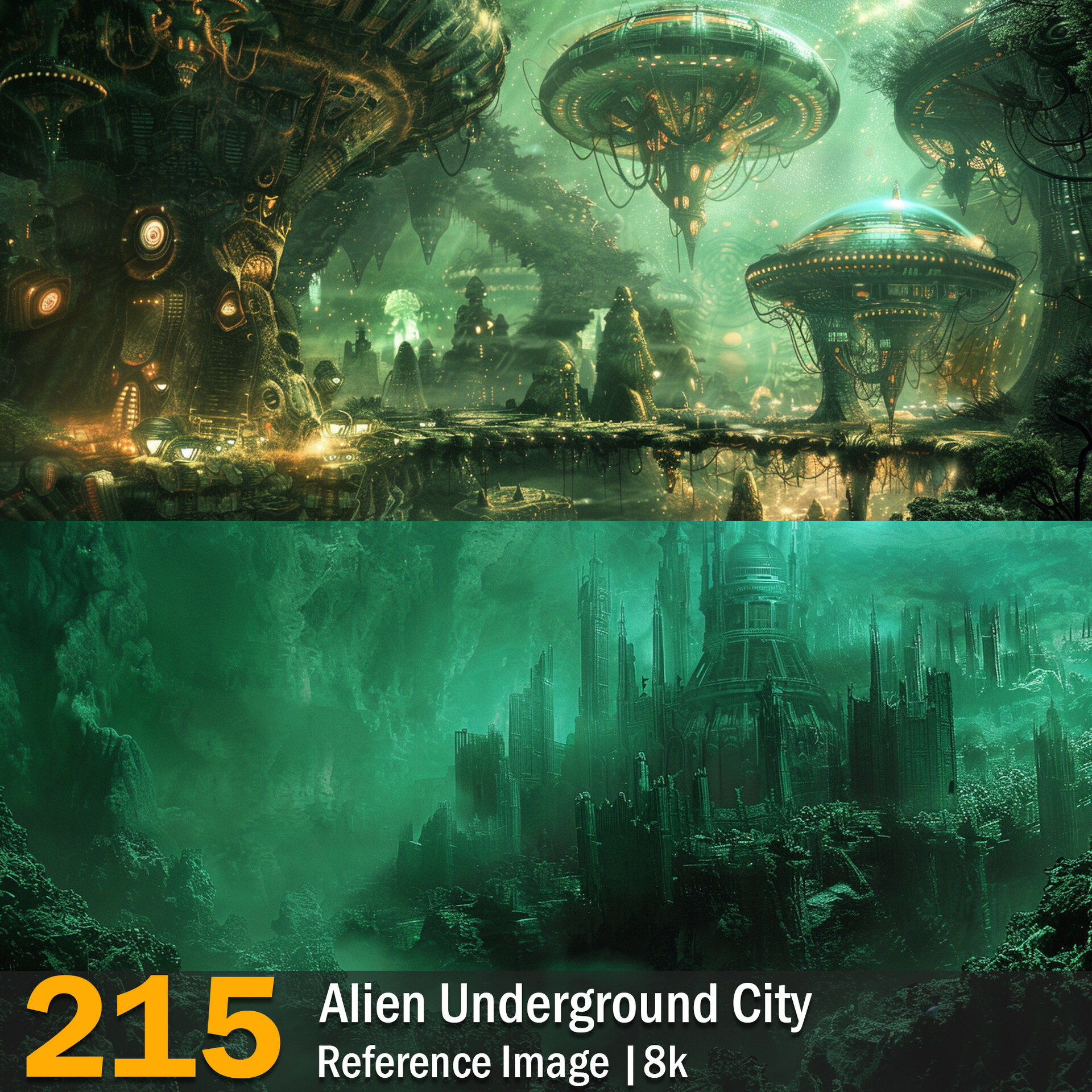 ArtStation - Alien Underground City | Reference Images | 8K