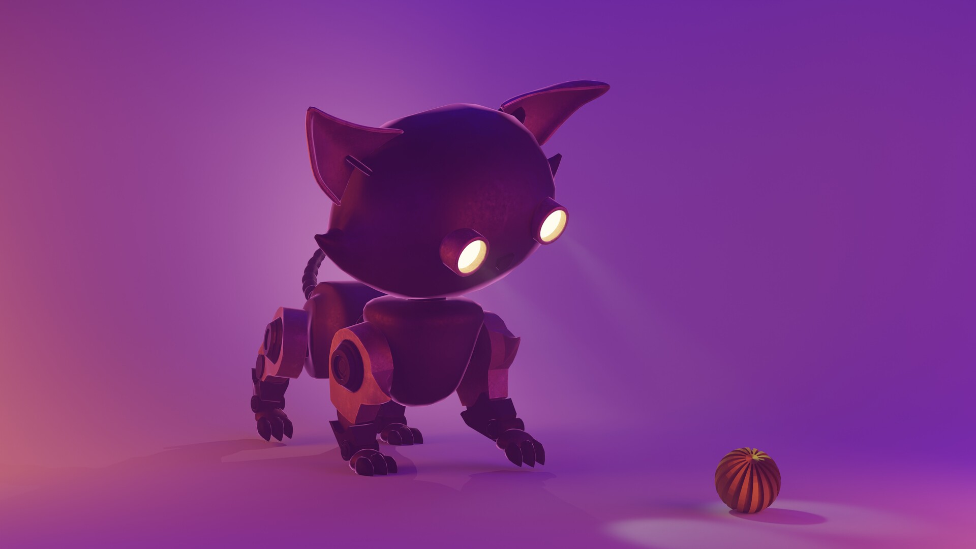 ArtStation - Robot Cat