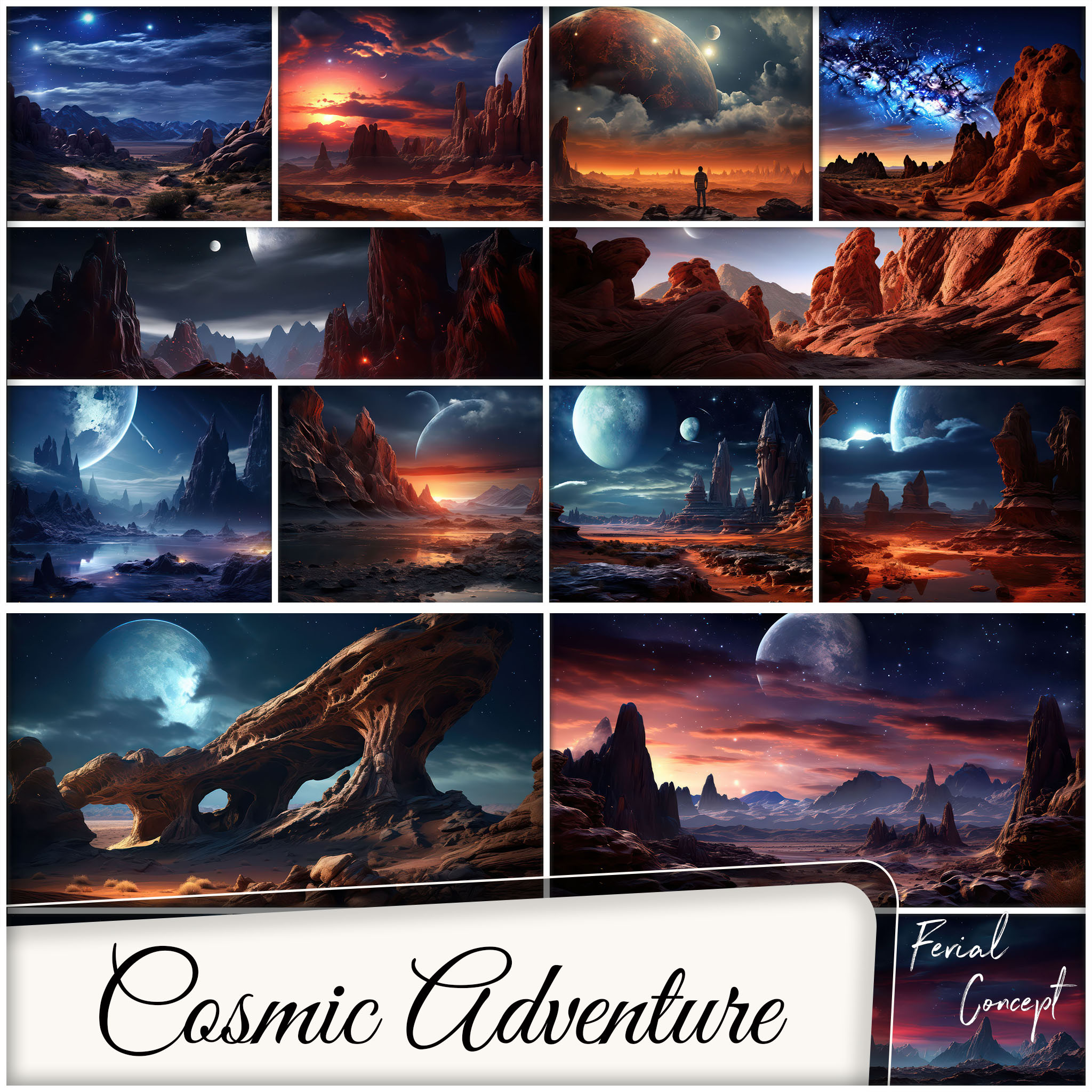 Ferial Concept - 🔹200 Cosmic Adventure - Environment Concept Reference ...