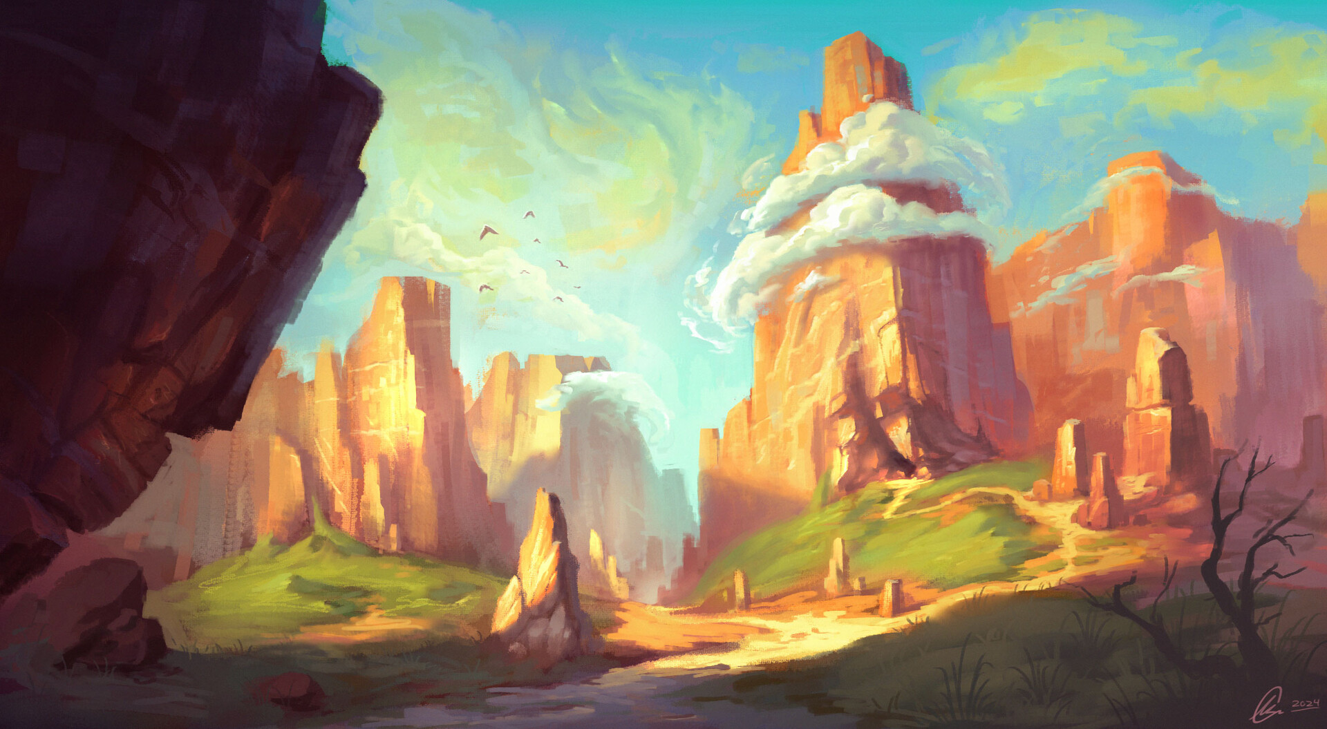 ArtStation - Red Valley