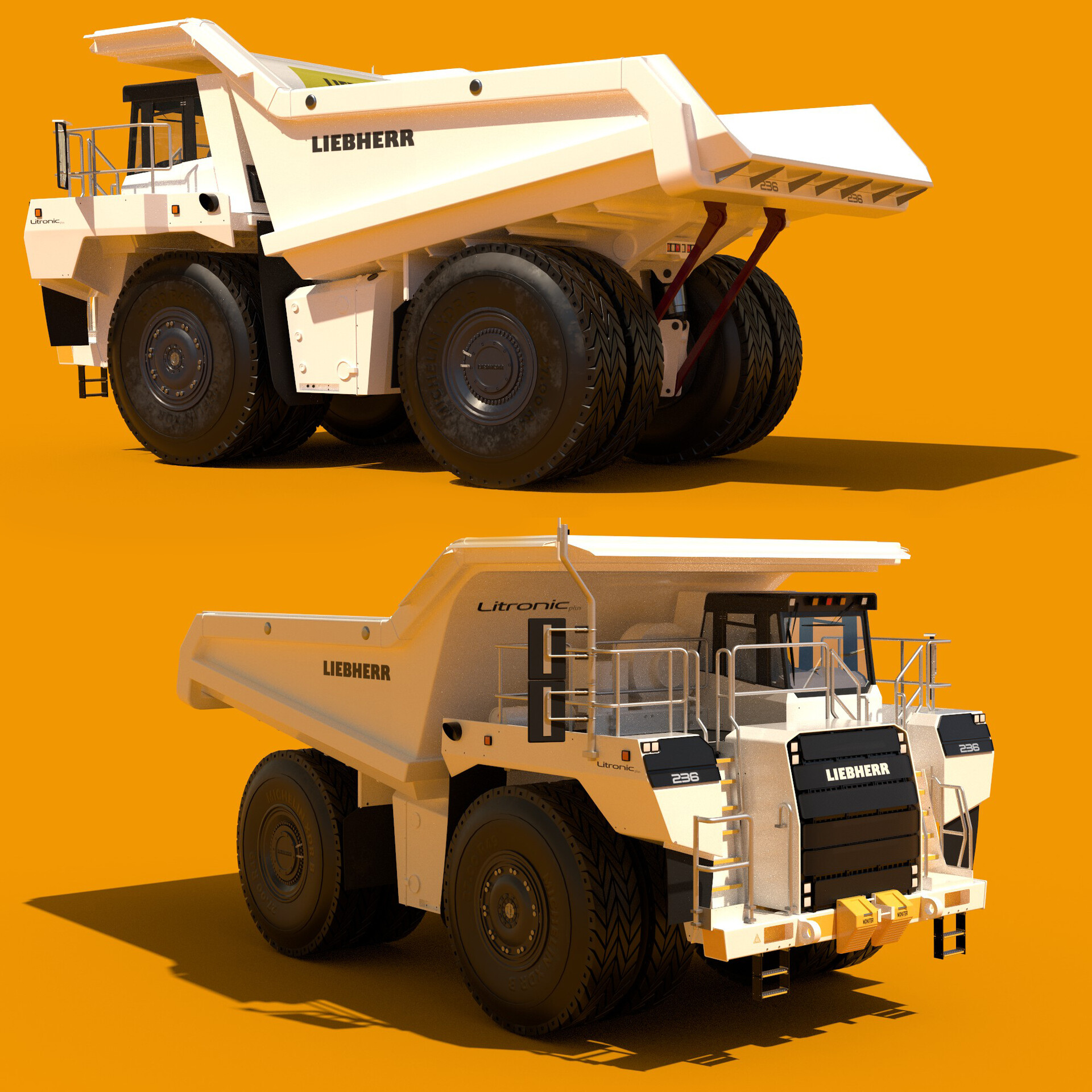 ArtStation - Liebherr Mining Haul Truck