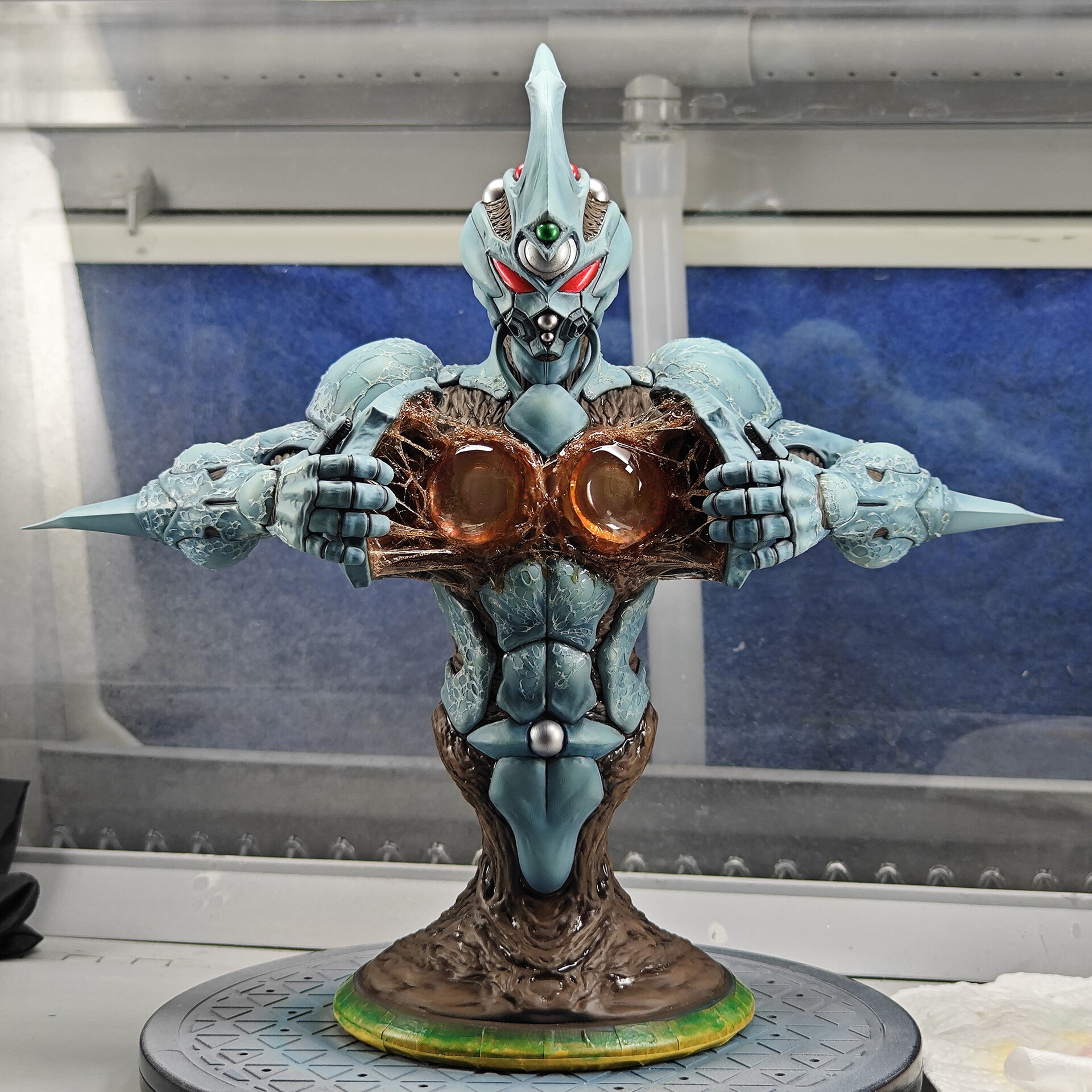 Eric Yin - Guyver -3D Print Model & Paint